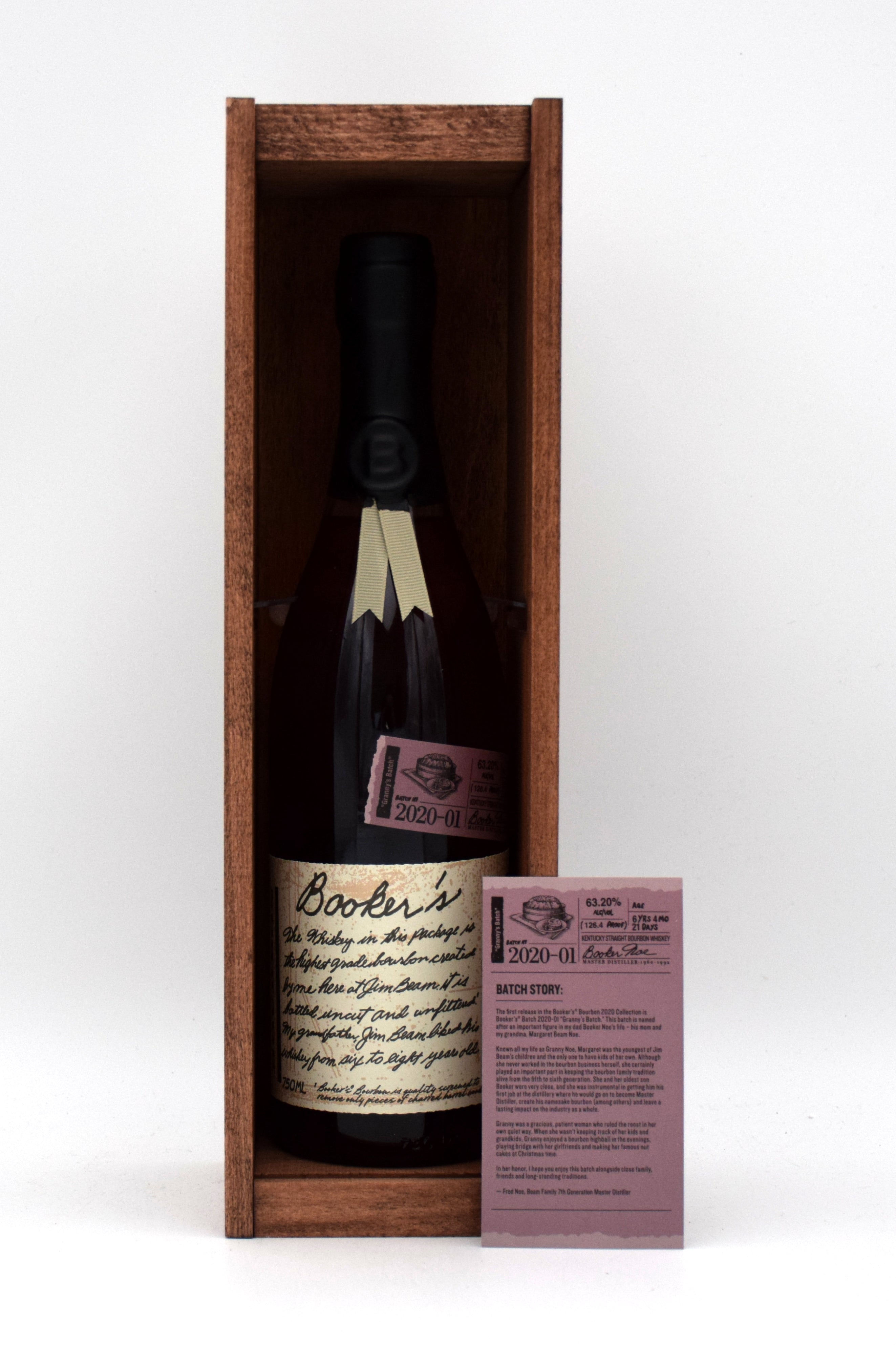 Booker's Small Batch 2020-01 'Granny's Batch' Bourbon – FineLiquors