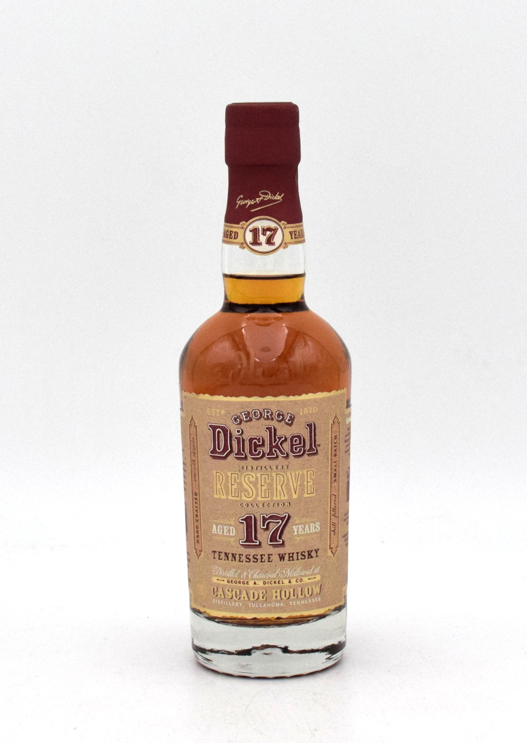 George Dickel Reserve 17 Year Whiskey (375ML Bottling) (First Release) – FineLiquors