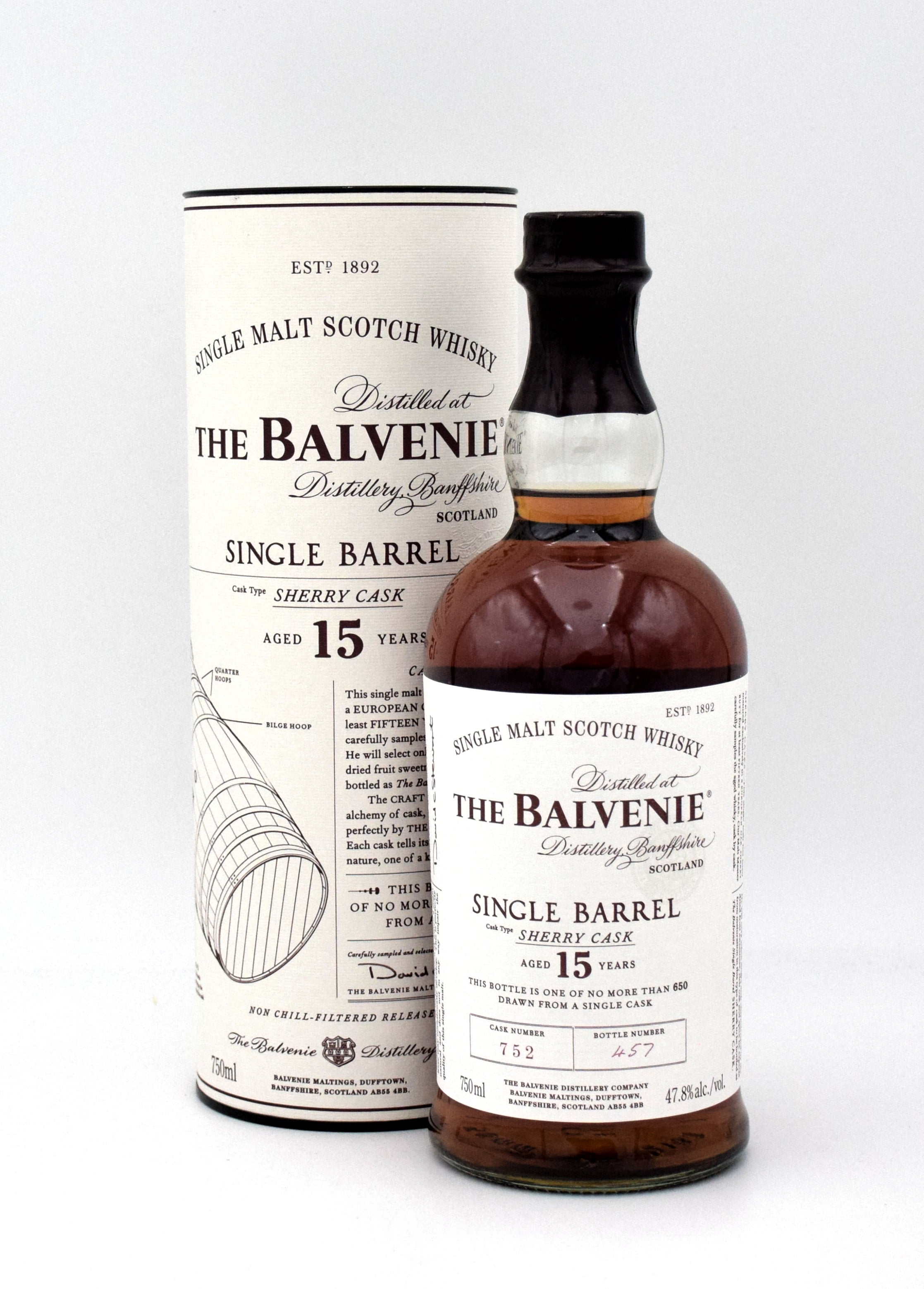 Balvenie 15 Year Old Single Barrel Sherry Cask – FineLiquors