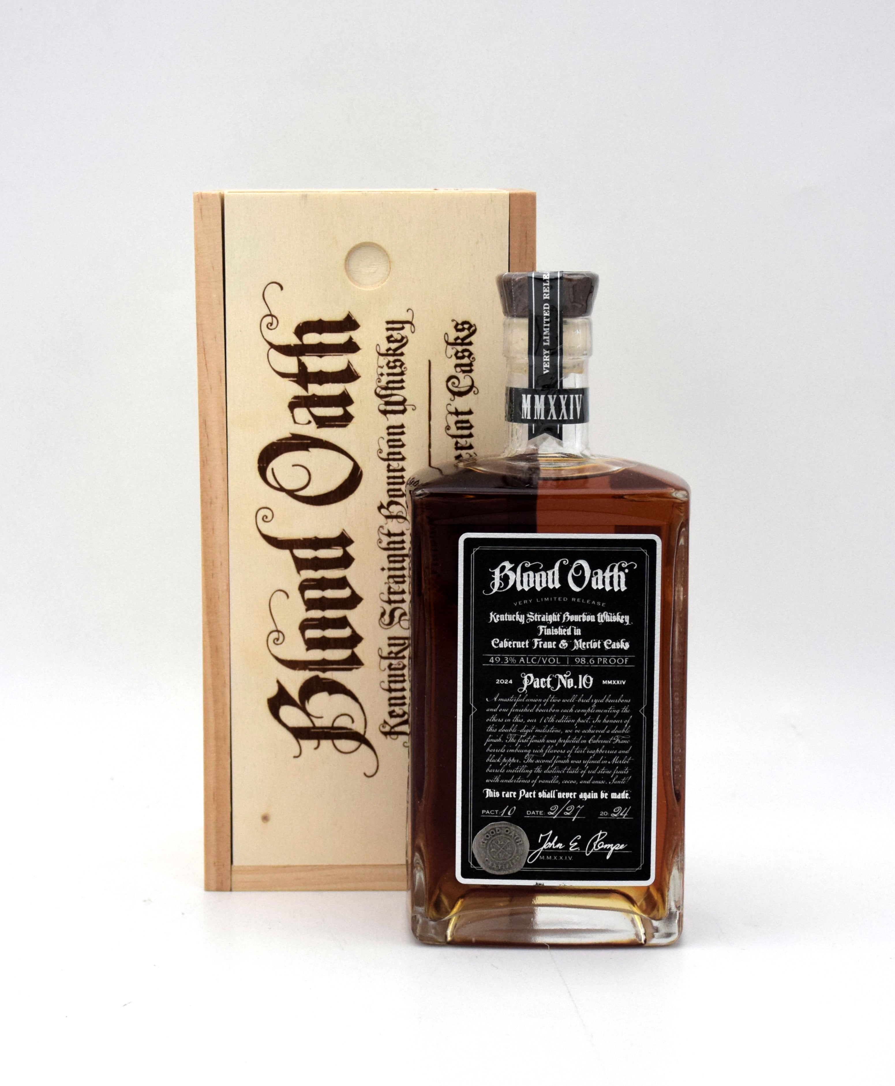 Blood Oath Pact Number 10 Bourbon – FineLiquors