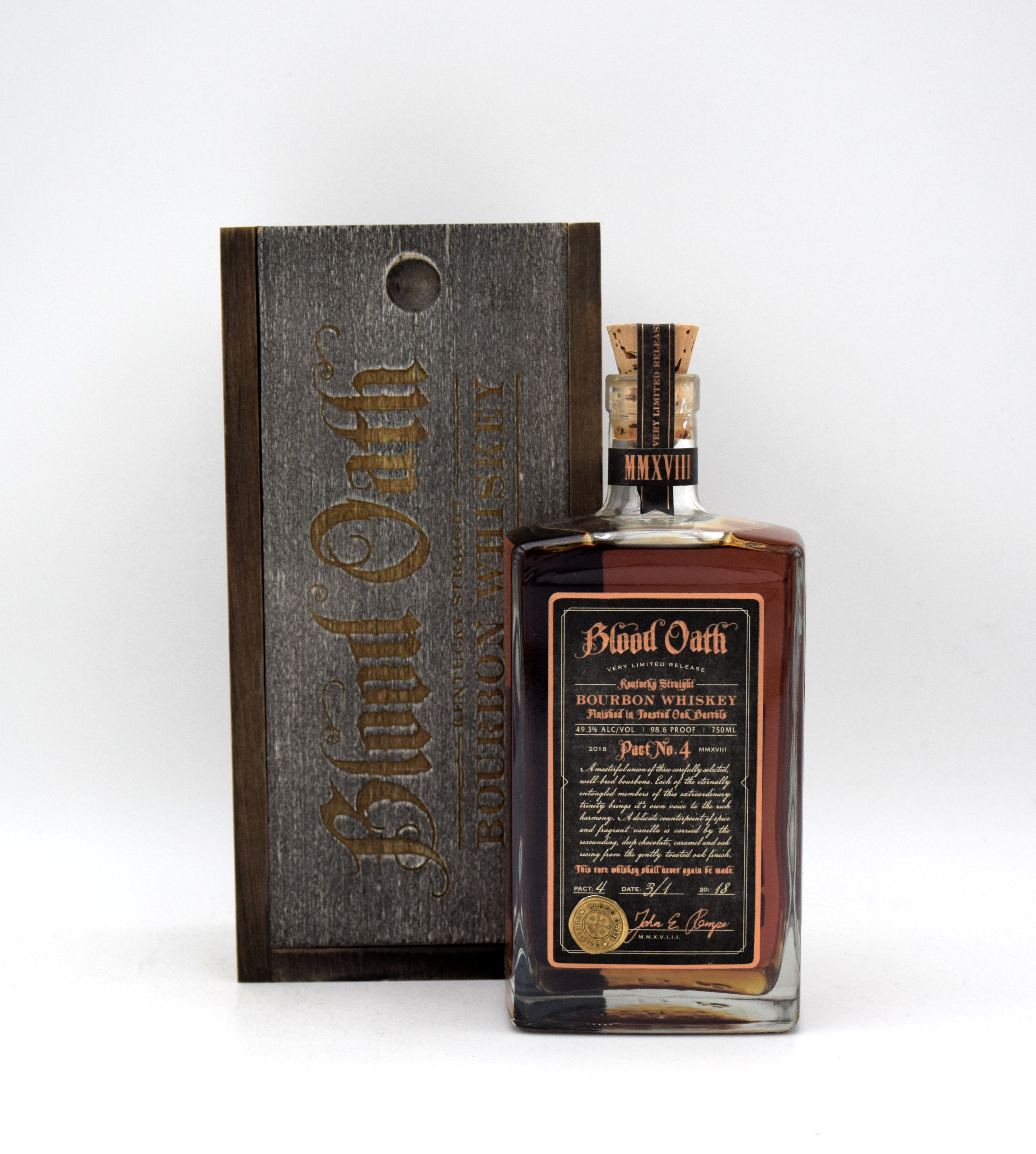 Blood Oath Pact Number 4 Bourbon – FineLiquors