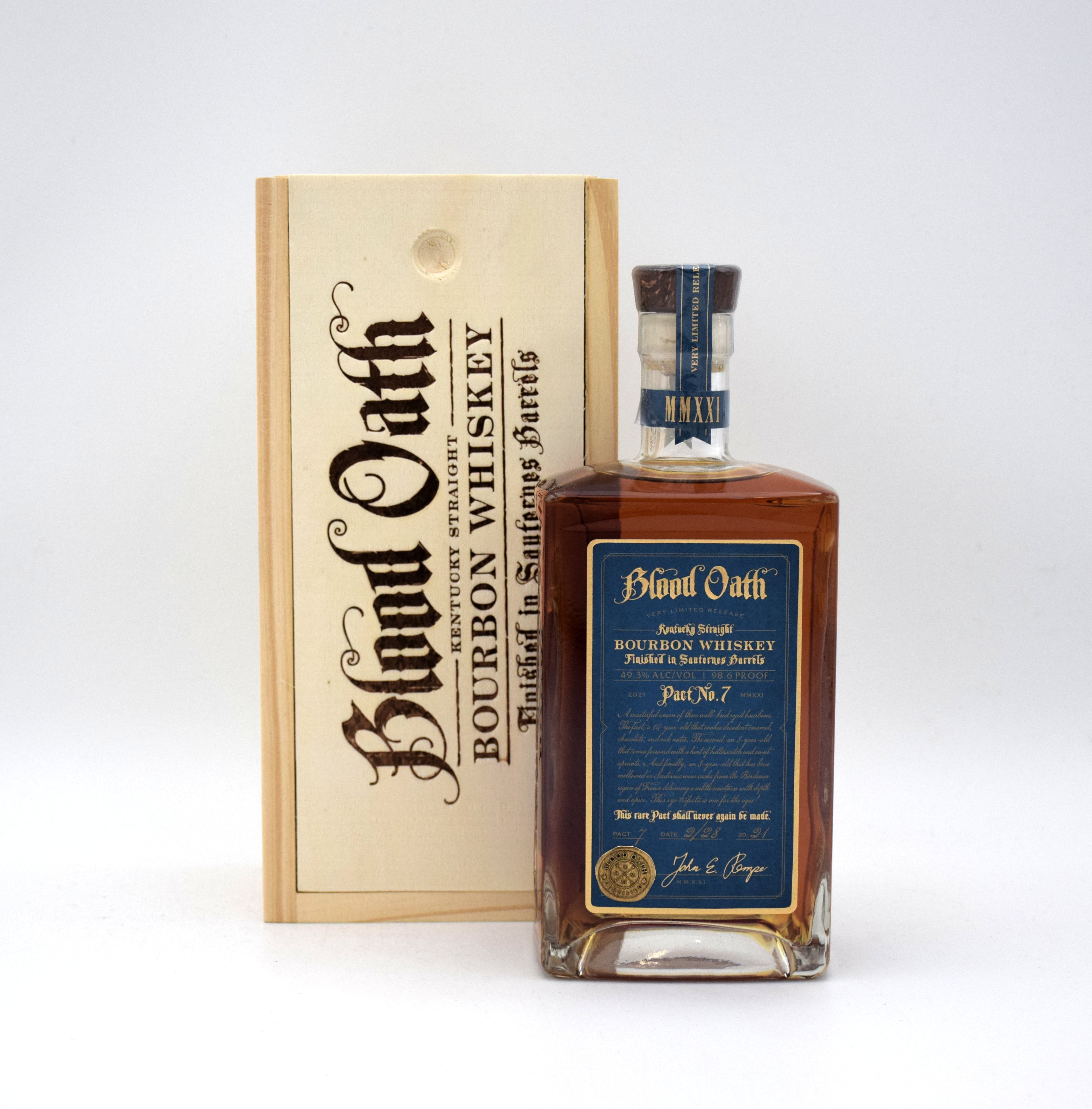 Blood Oath Pact Number 7 Bourbon – FineLiquors