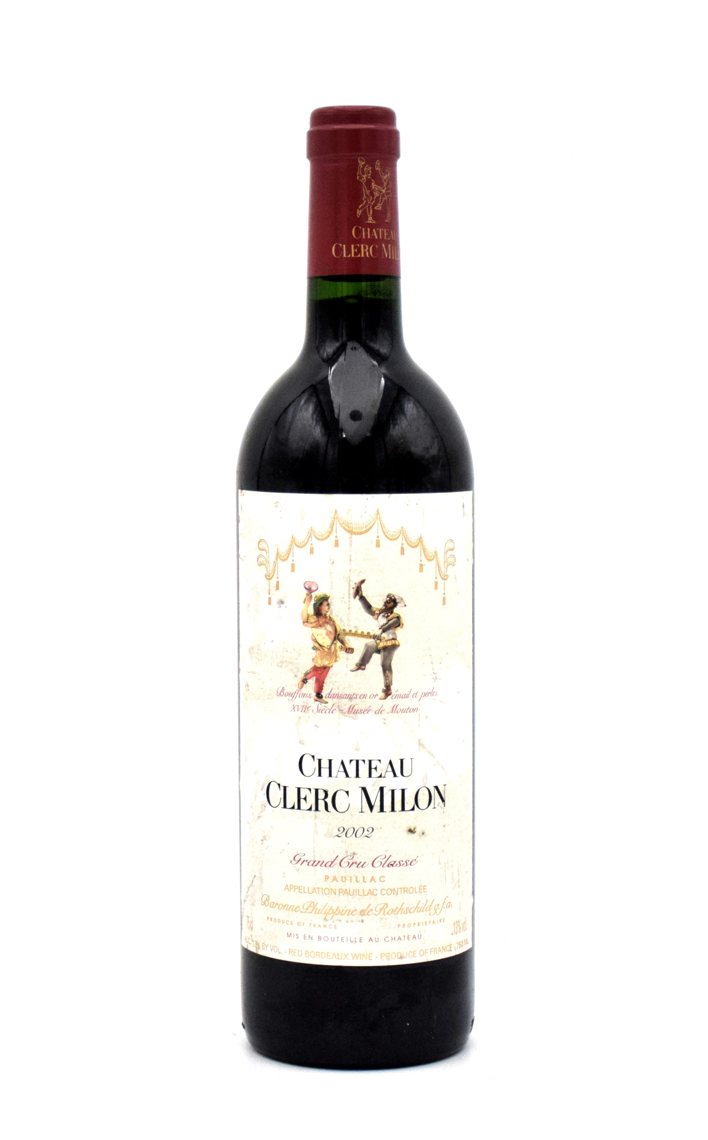 2002 Chateau Clerc-Milon (Stained Label) – FineLiquors