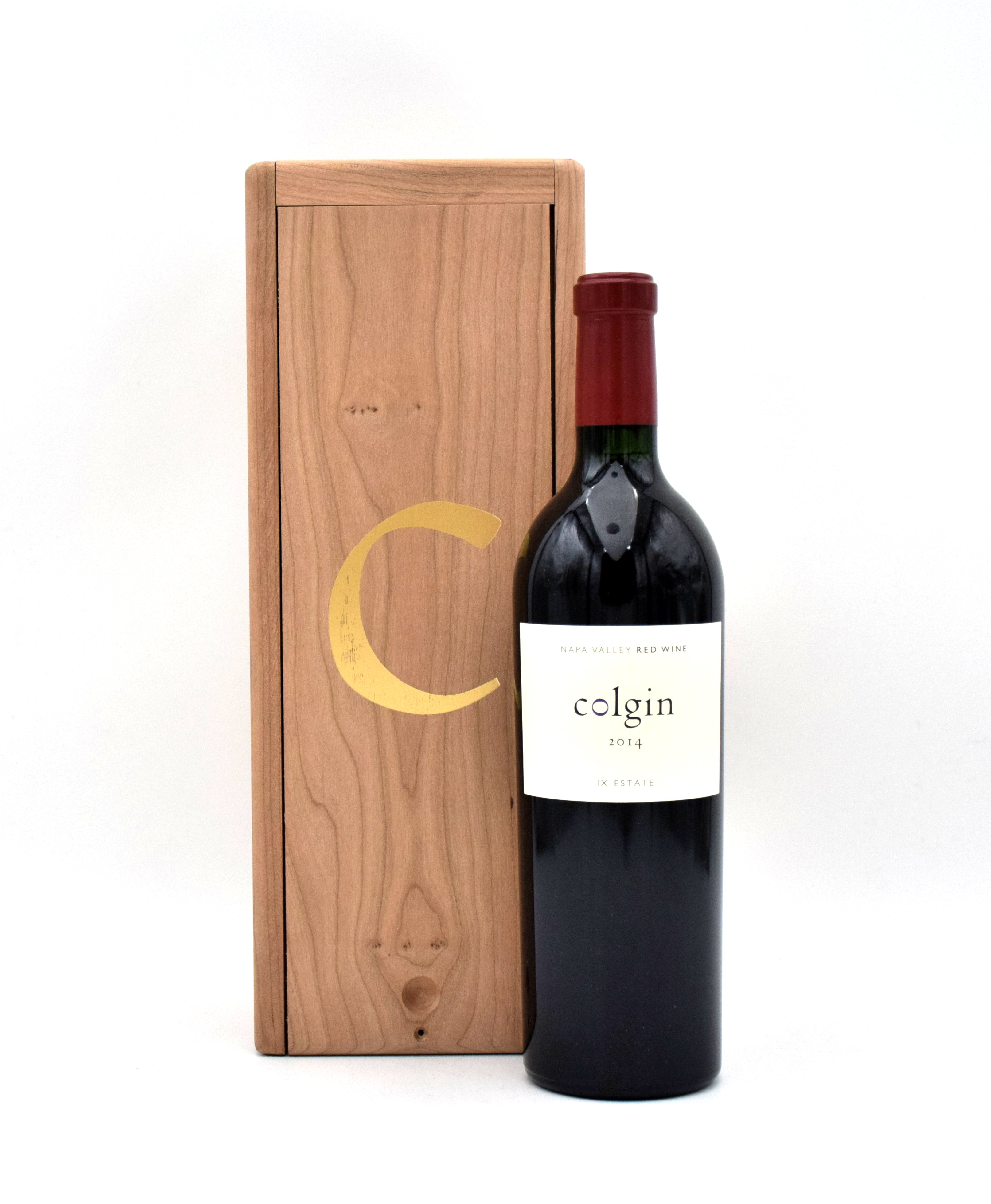 2014 Colgin Cellars IX Estate Red (Original Wooden Collectible Case ...