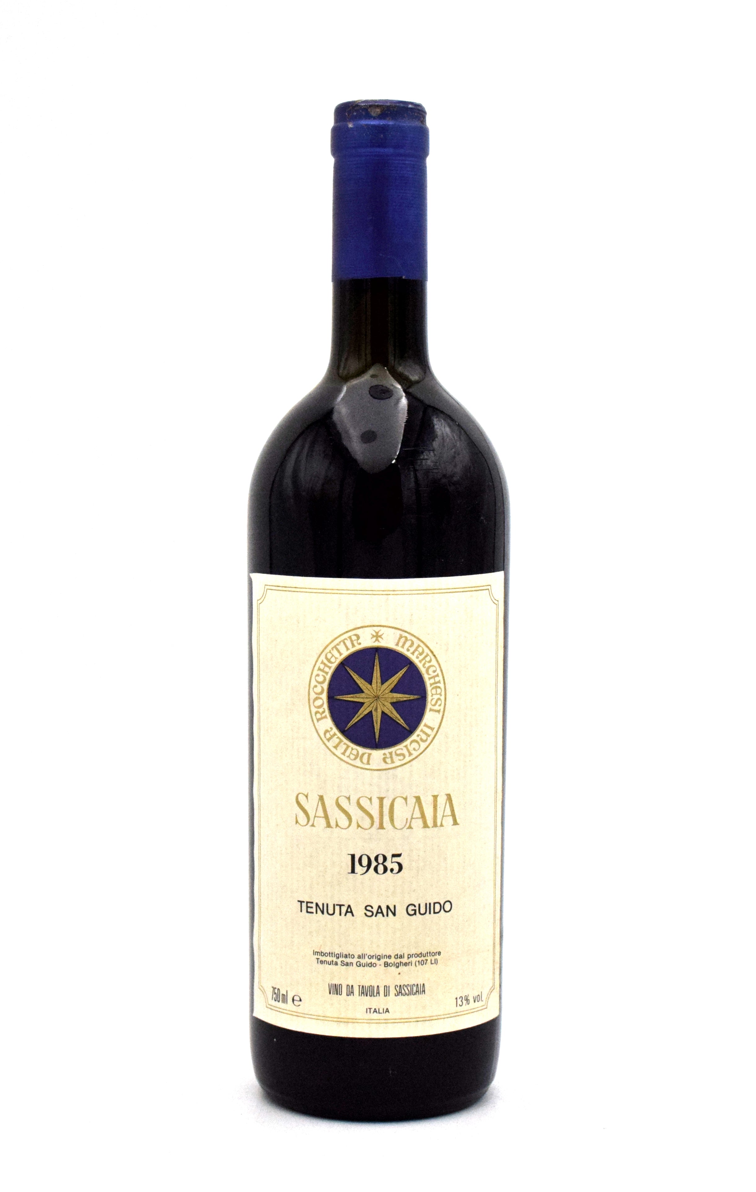 1985 Tenuta San Guido Sassicaia Bolgheri (Torn Capsule) – FineLiquors