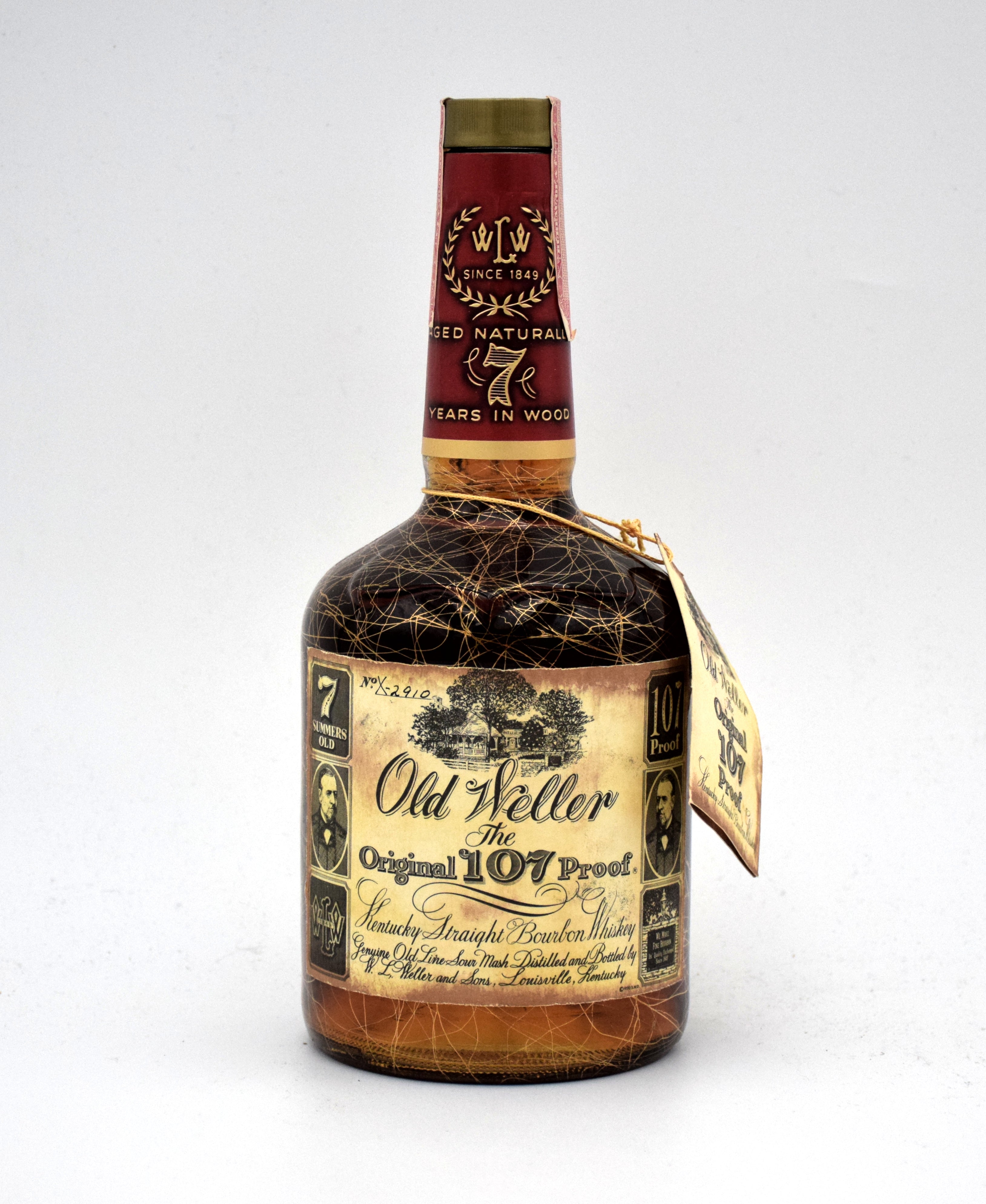 Old Weller Original 107 "Gold Vein" 7 Year Wheated Bourbon (1981 Vinta ...