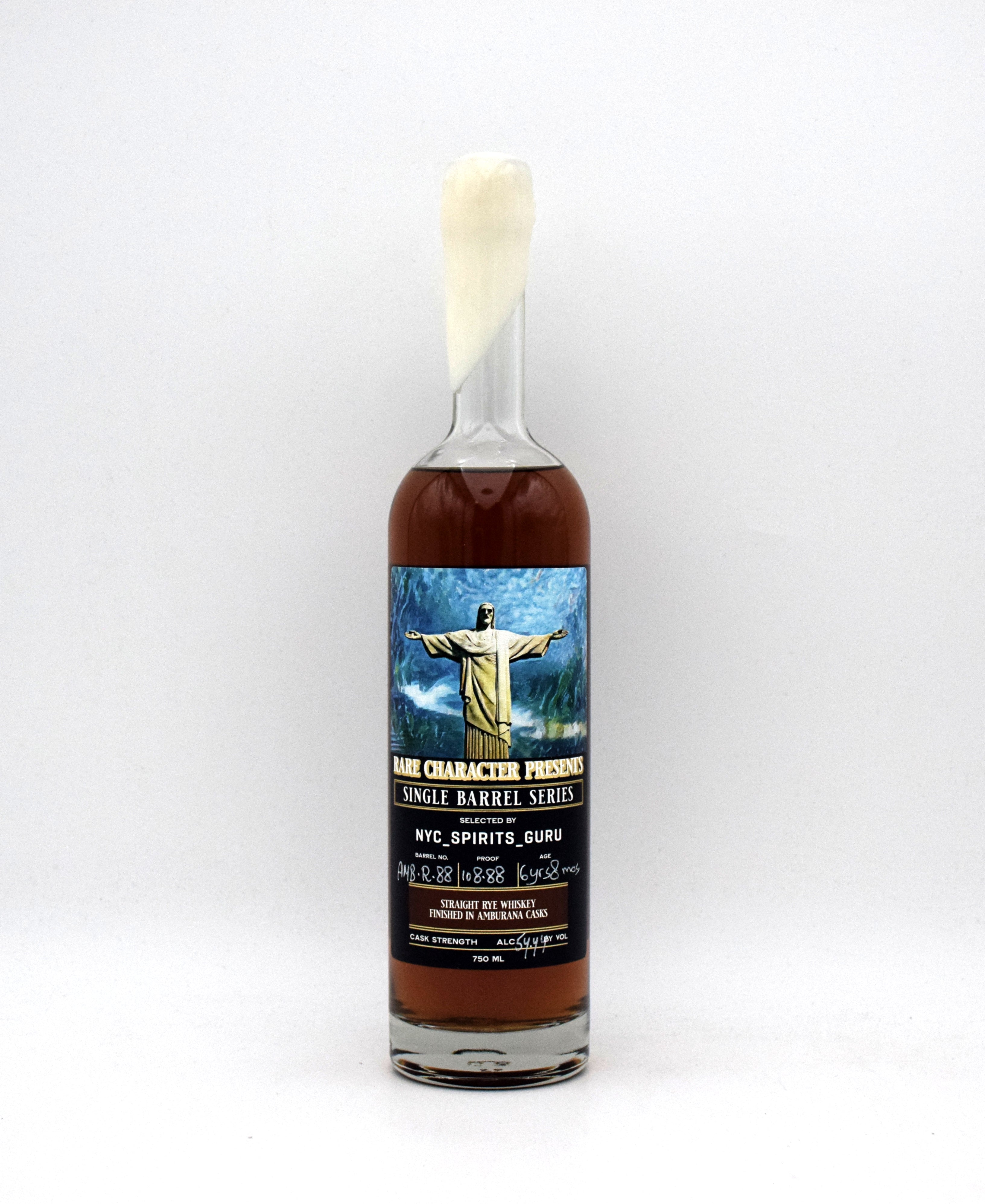 Rare Character Single Barrel Series 'NYC Spirits Guru' Straight Rye Wh ...