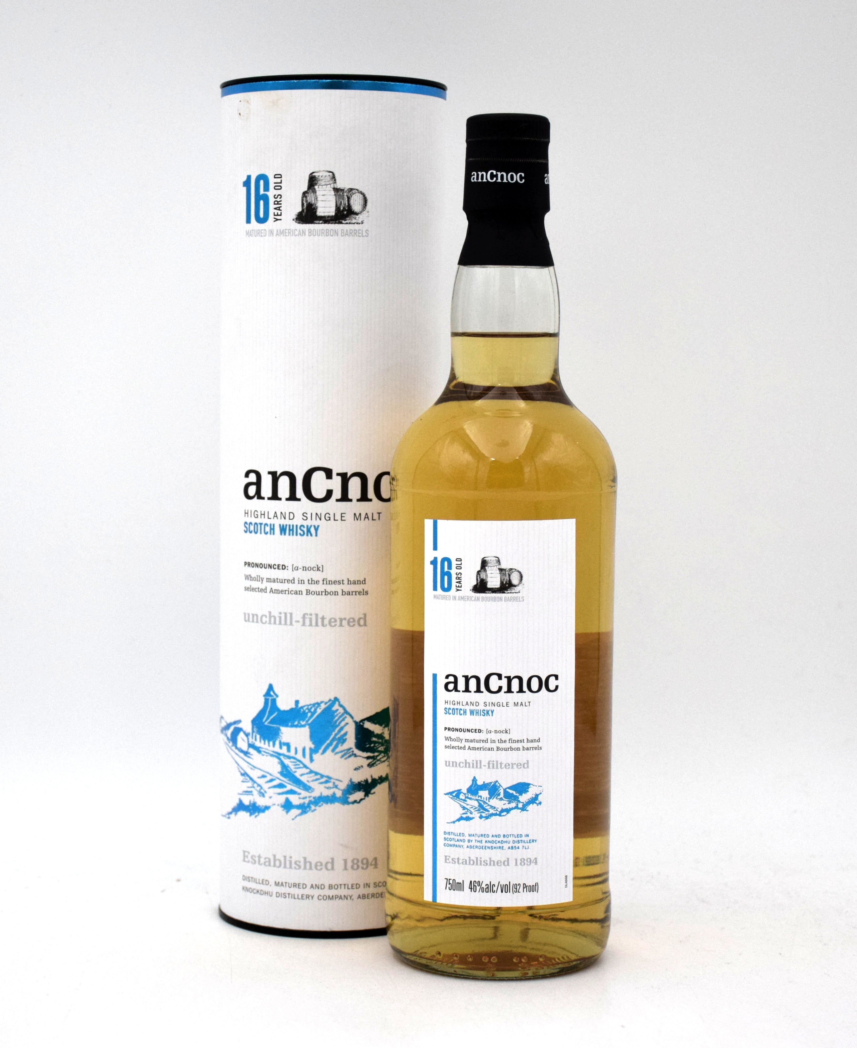 AnCnoc 16 Year Highland Single Malt Scotch – FineLiquors