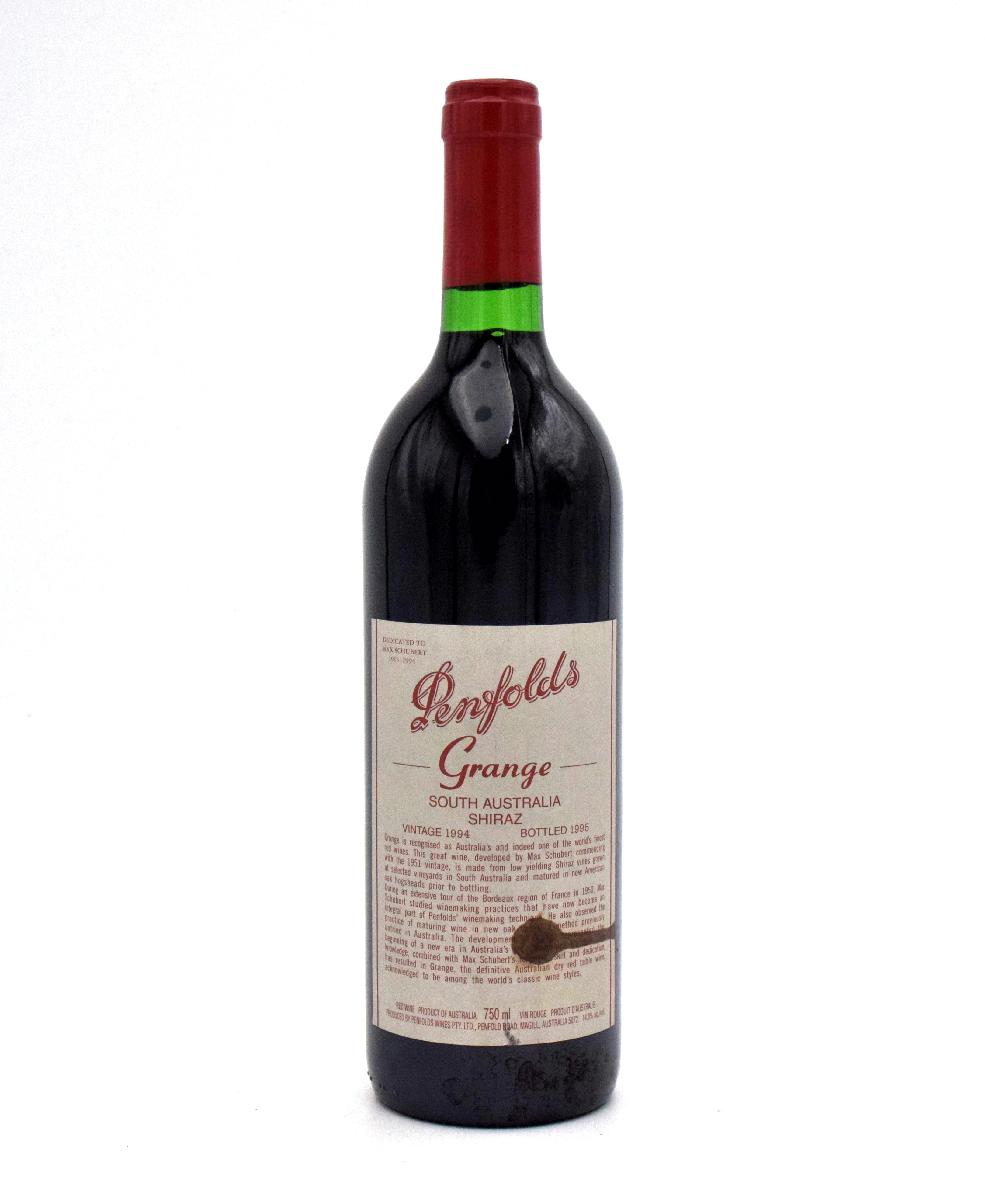 1995 Penfolds Grange Bin 95 (Stained Label) – FineLiquors