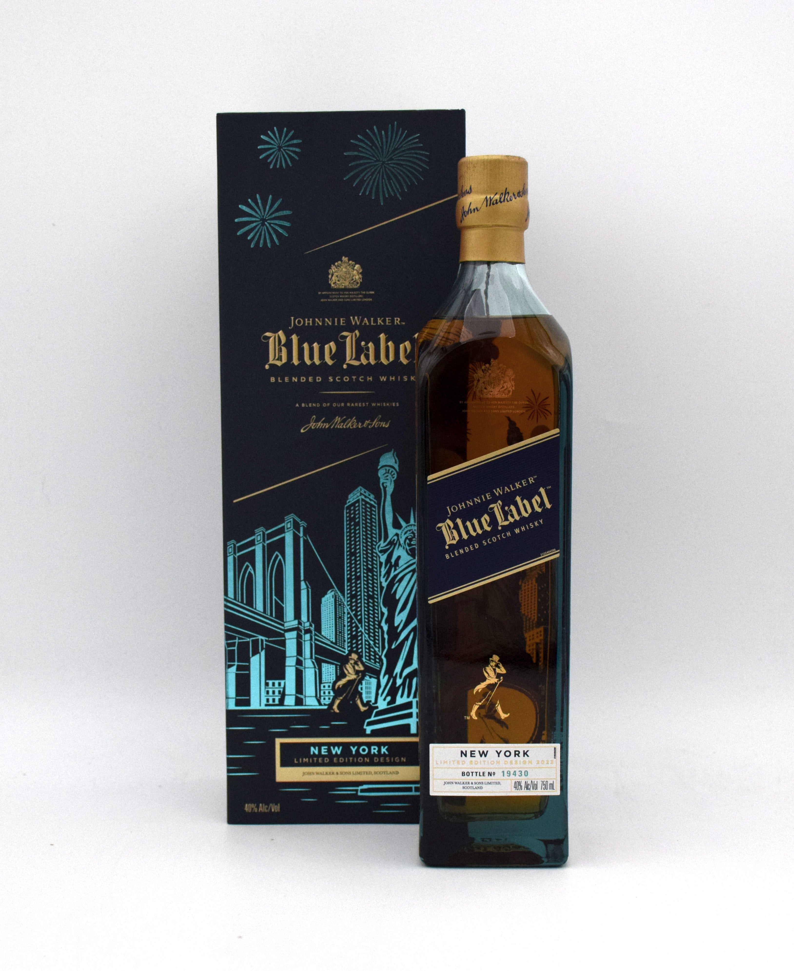 Johnnie Walker Blue Label 'New York Edition' Scotch Whisky – FineLiquors