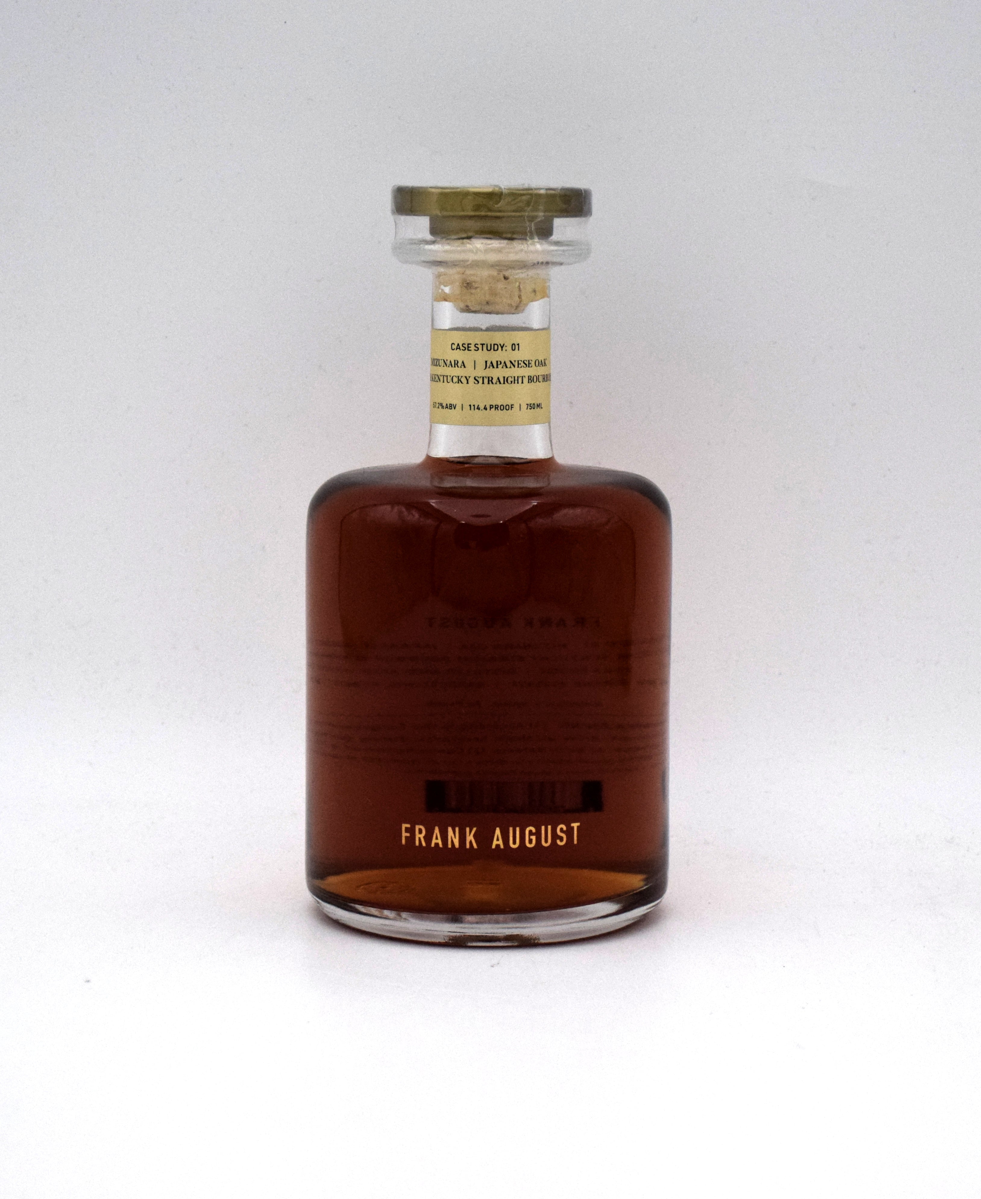 Frank August 'Case Study: 01 Mizunara Japanese Oak' Bourbon – FineLiquors