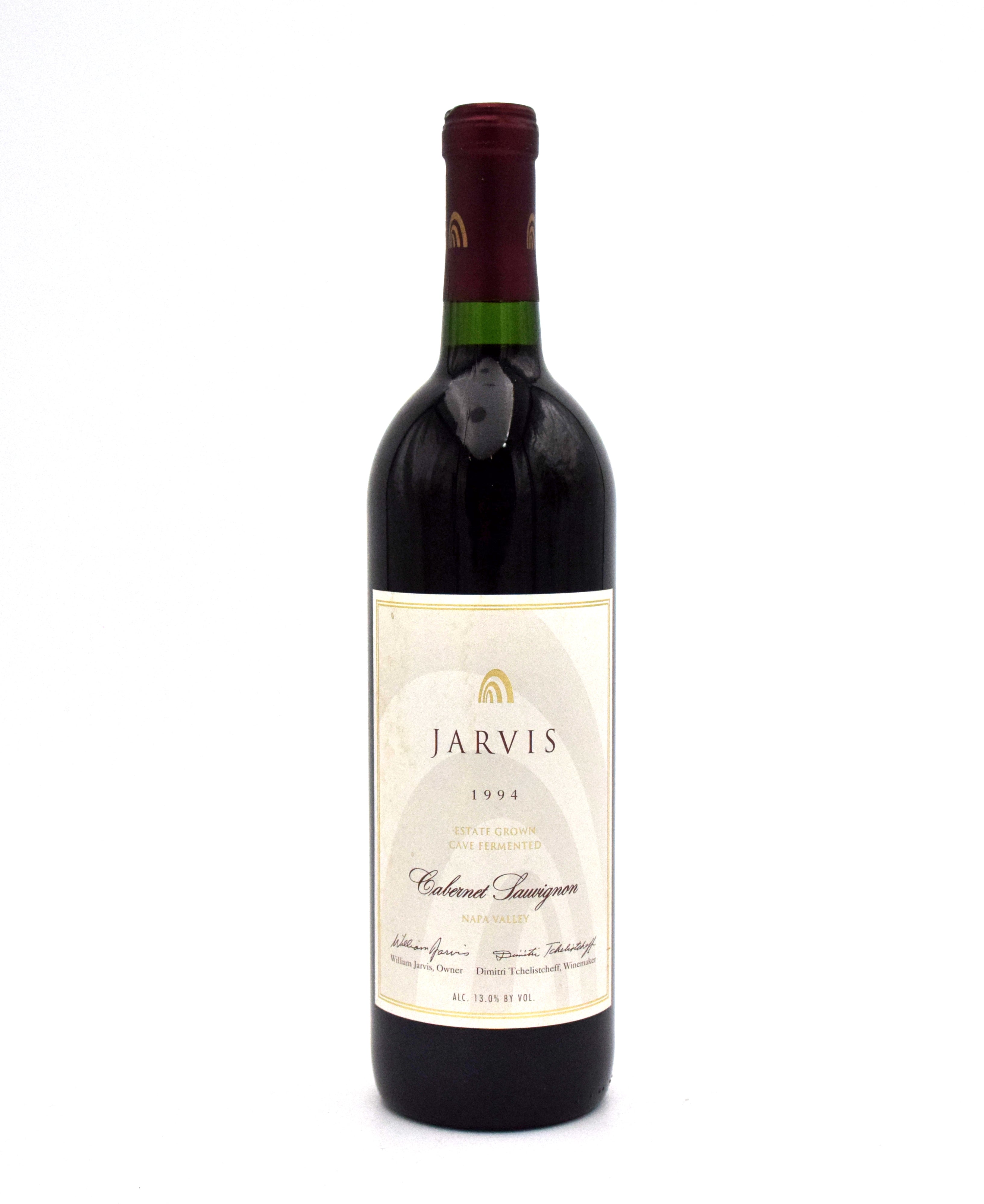 1994 Jarvis Estate Cave Fermented Cabernet Sauvignon (Stained Back Lab ...