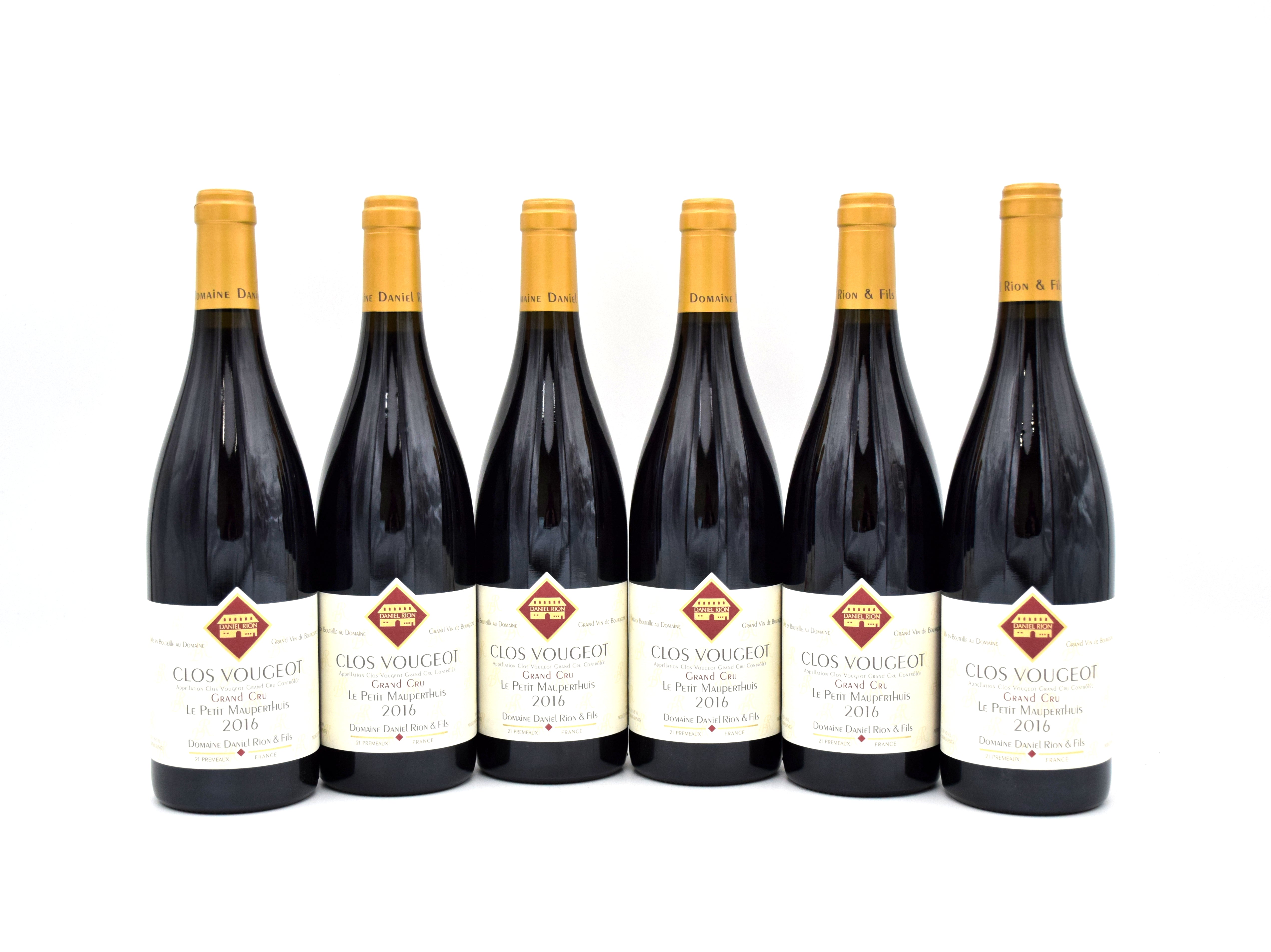 2016 Domaine Daniel Rion & Fils Clos Vougeot Grand Cru 'Le Petit Maupe ...