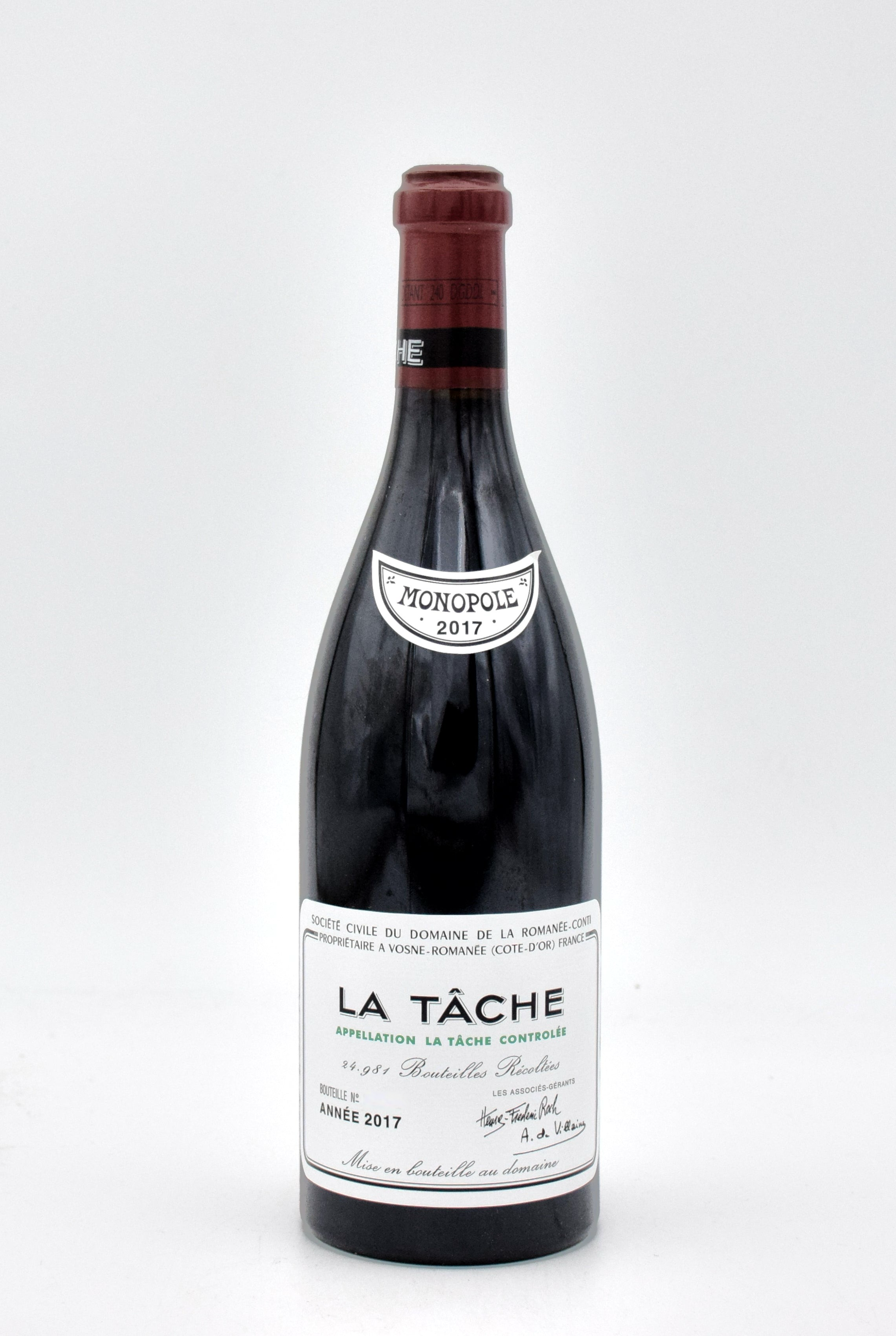 2017 Domaine de la Romanee Conti La Tache – FineLiquors
