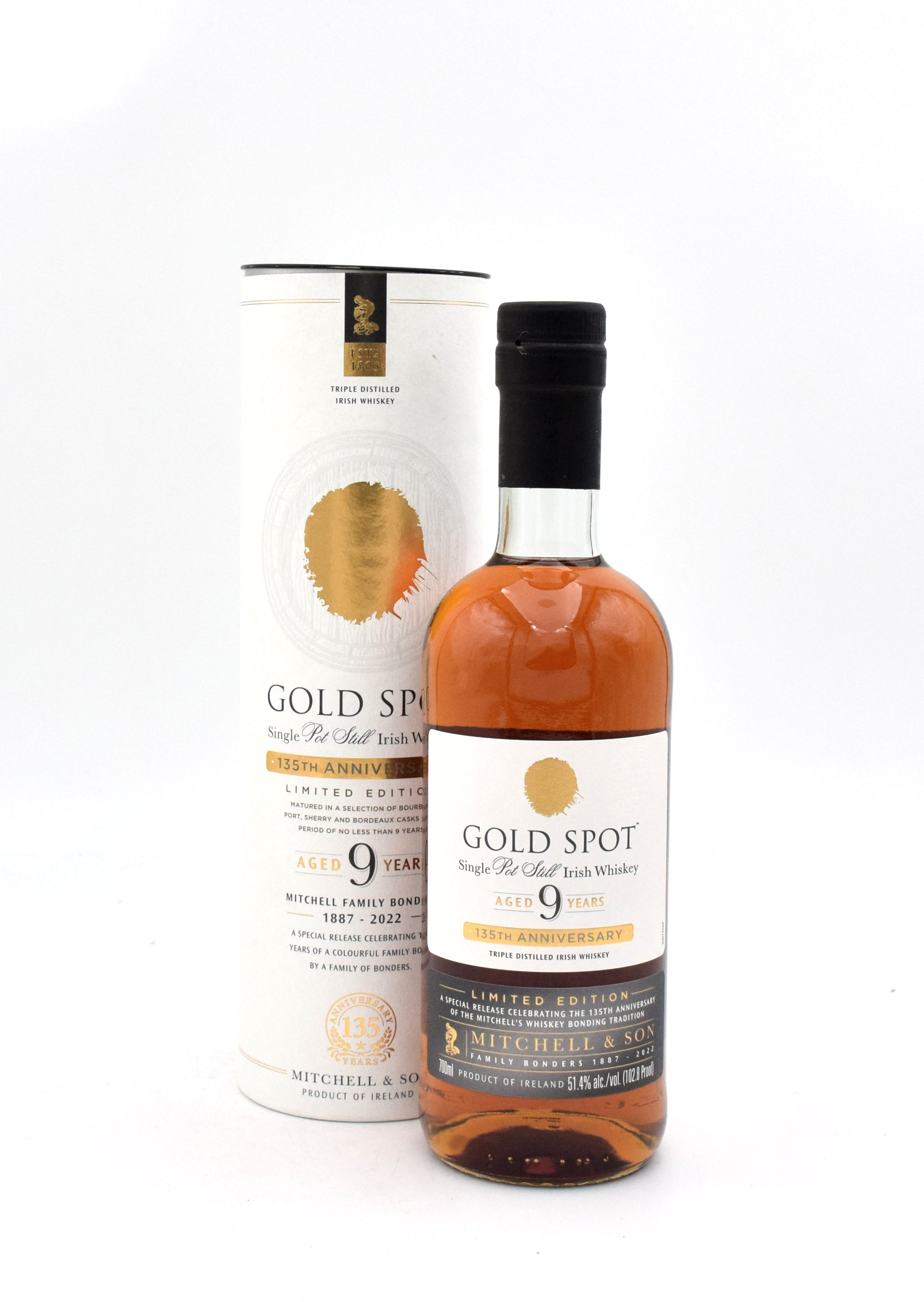 Gold Spot 9 Year 135th Anniversary Limited Edition – FineLiquors