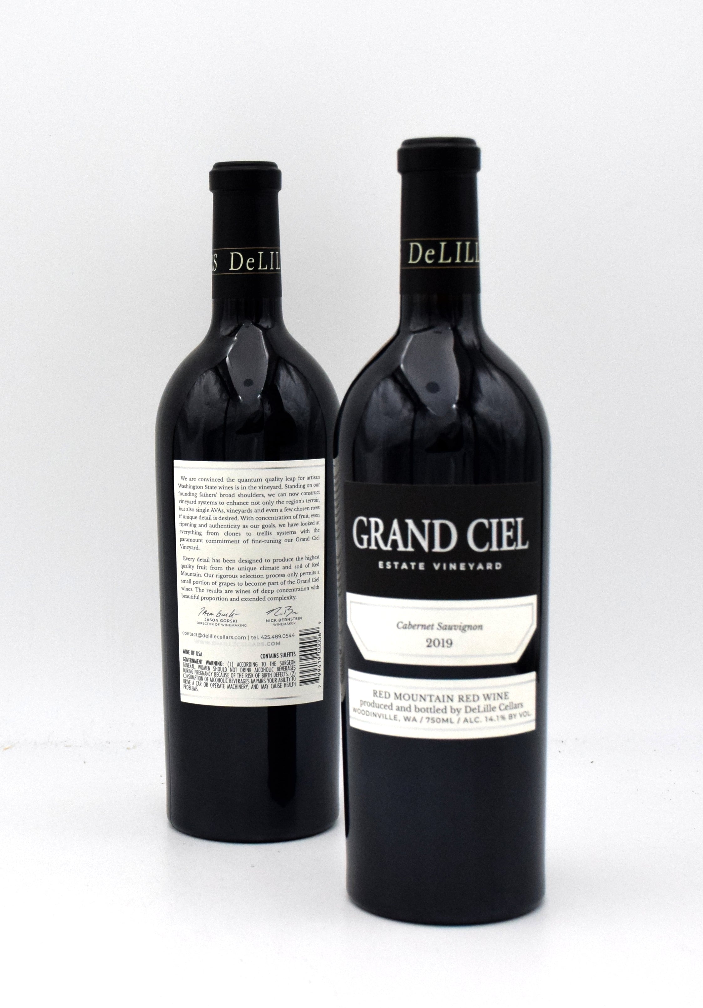 2019 Delille Cellars Grand Ciel Cabernet Sauvignon – FineLiquors