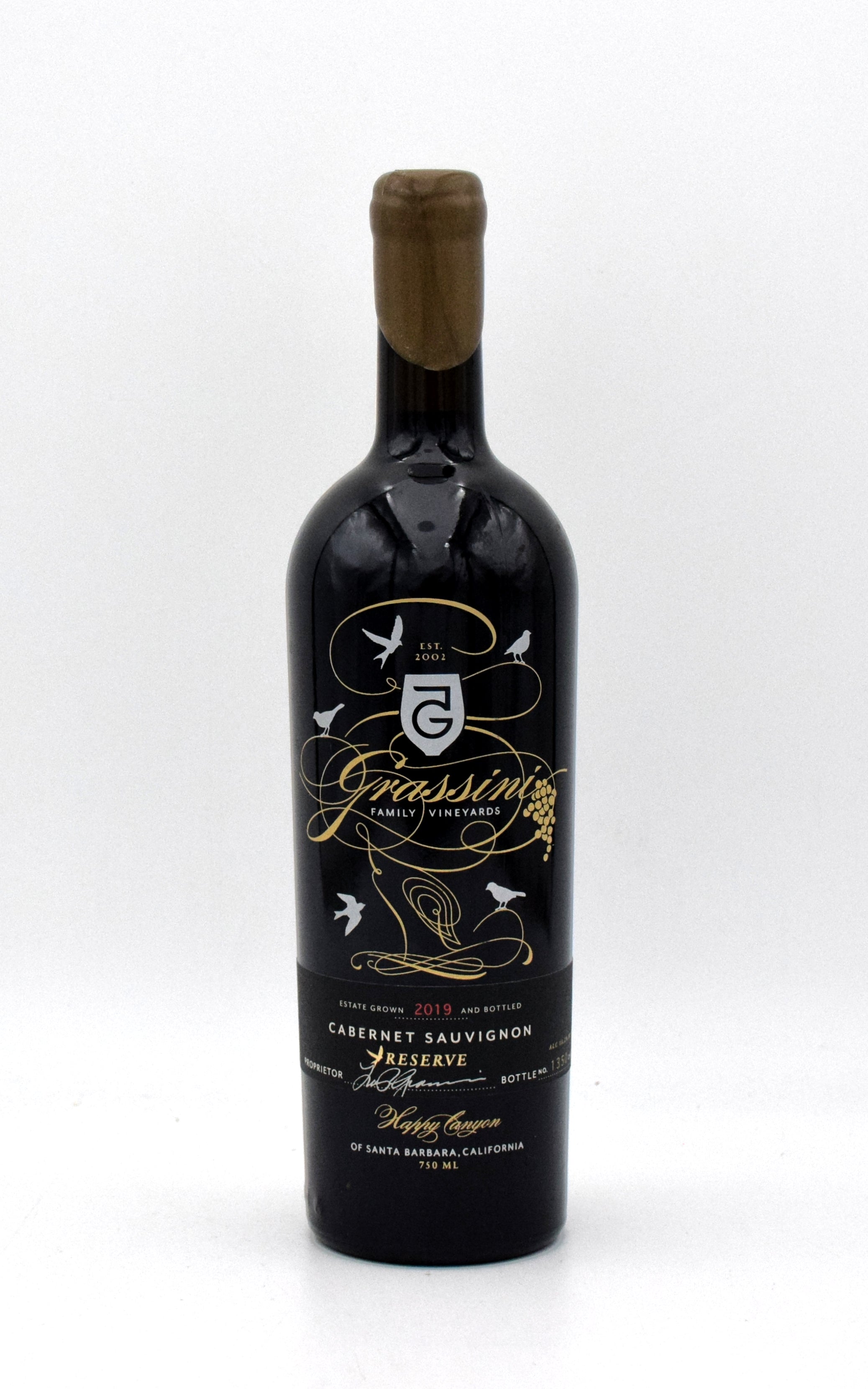 2019 Grassini Family Vineyards Estate Reserve Cabernet Sauvignon ...