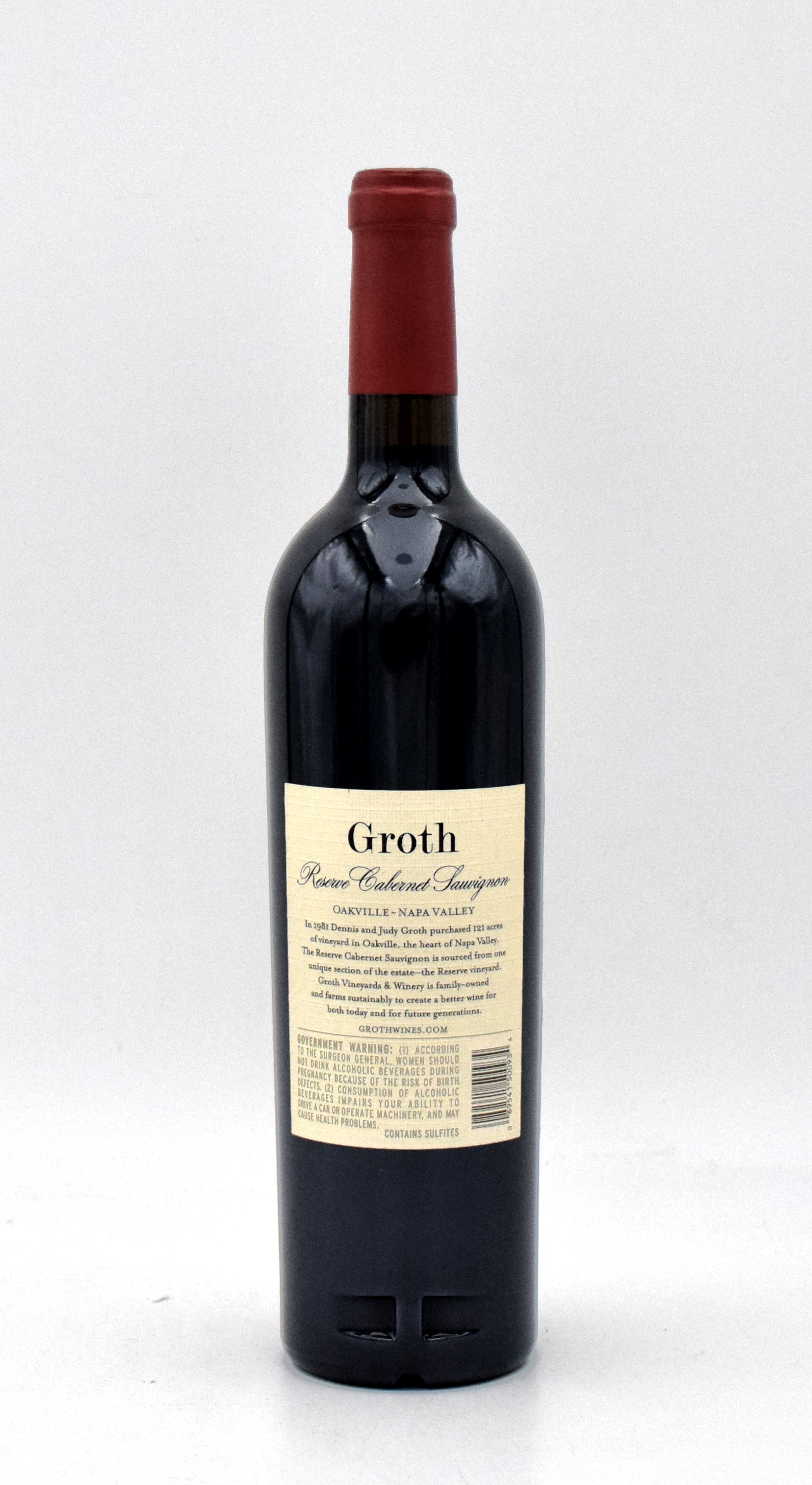 2019 Groth Reserve Cabernet Sauvignon – FineLiquors
