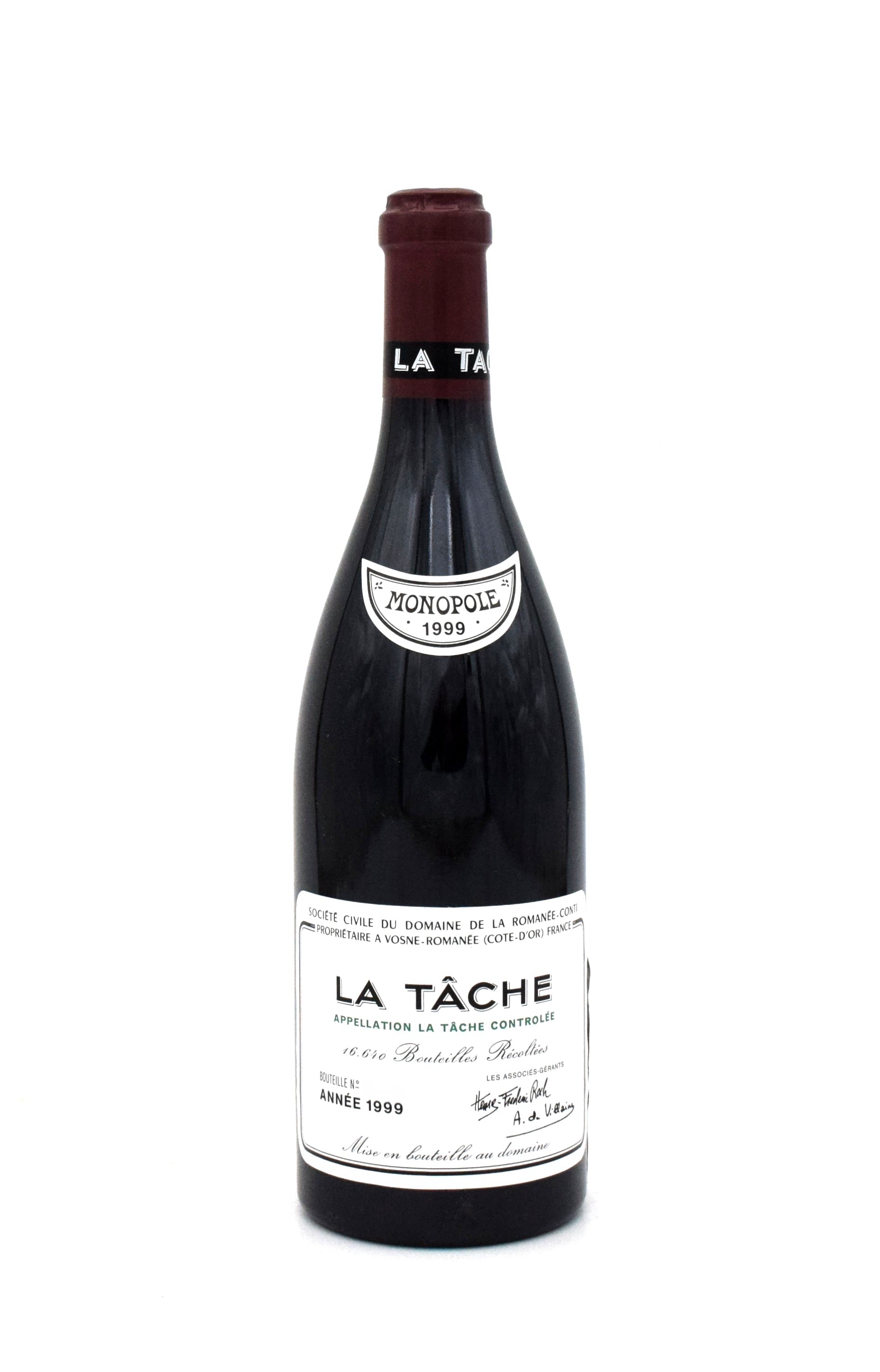 1999 Domaine de la Romanee Conti La Tache Grand Cru Monopole – FineLiquors