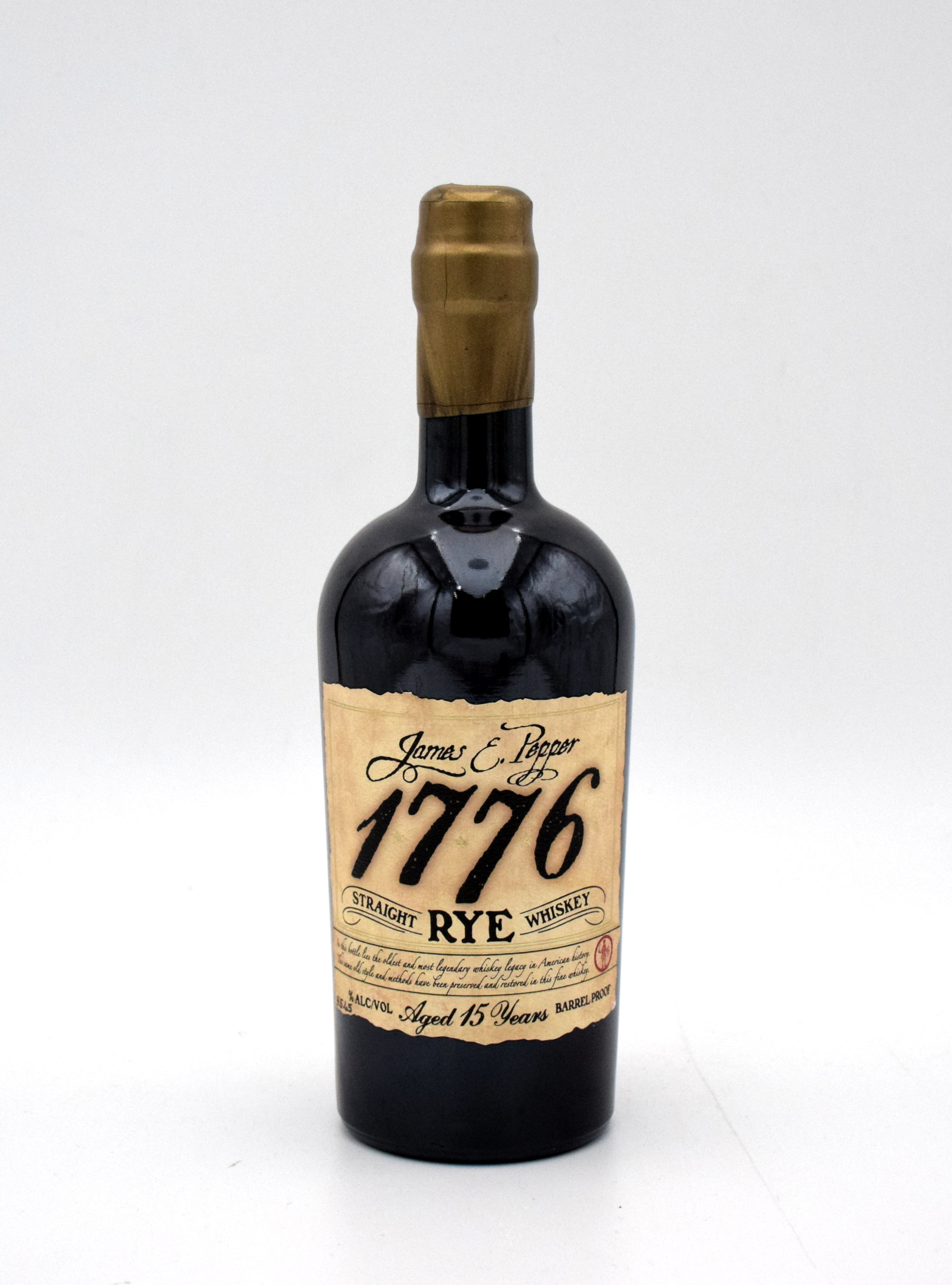 James E. Pepper 1776 15 Year Old Straight Rye – FineLiquors