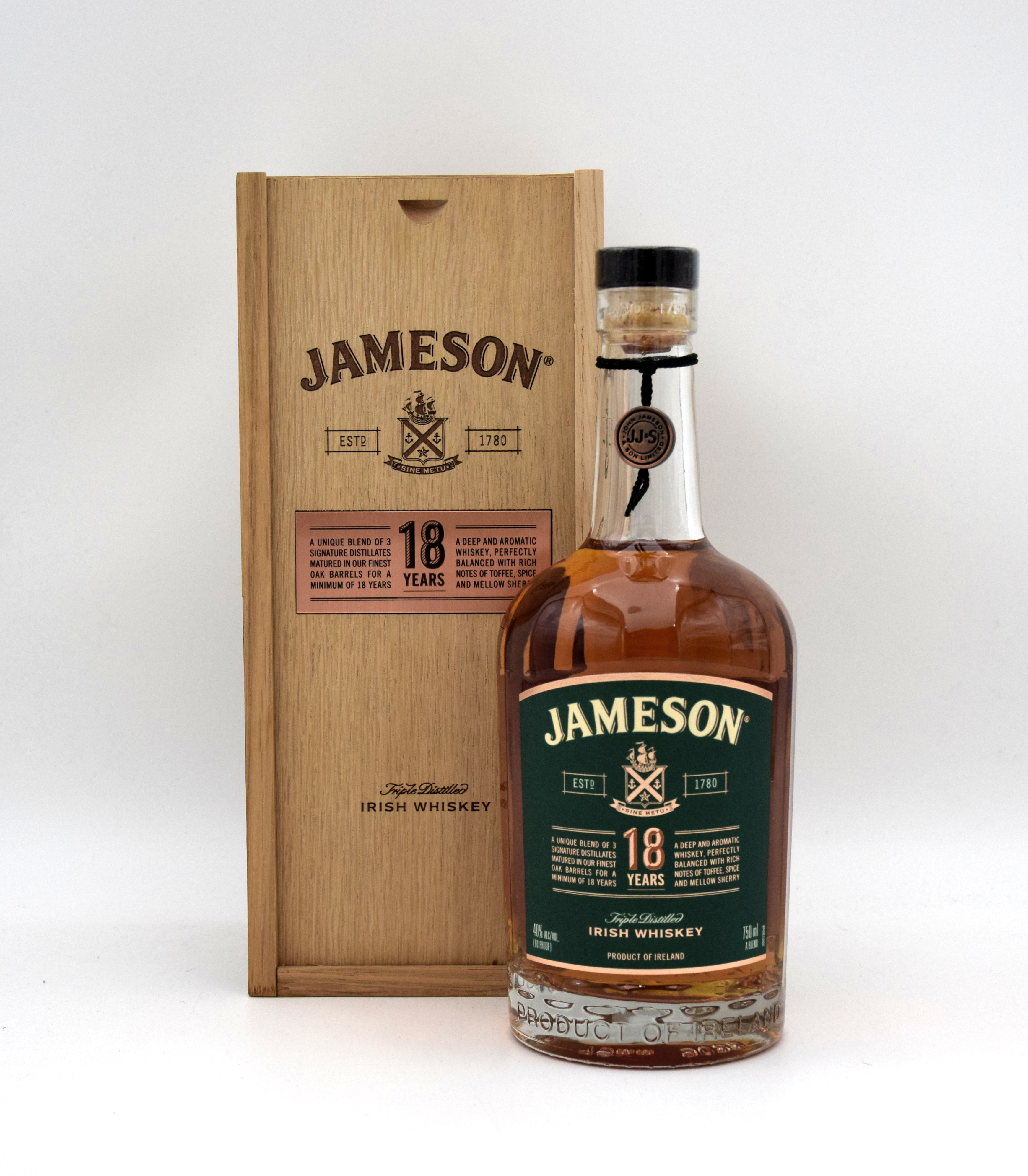 Jameson Limited Reserve 18 Year Irish Whiskey – FineLiquors