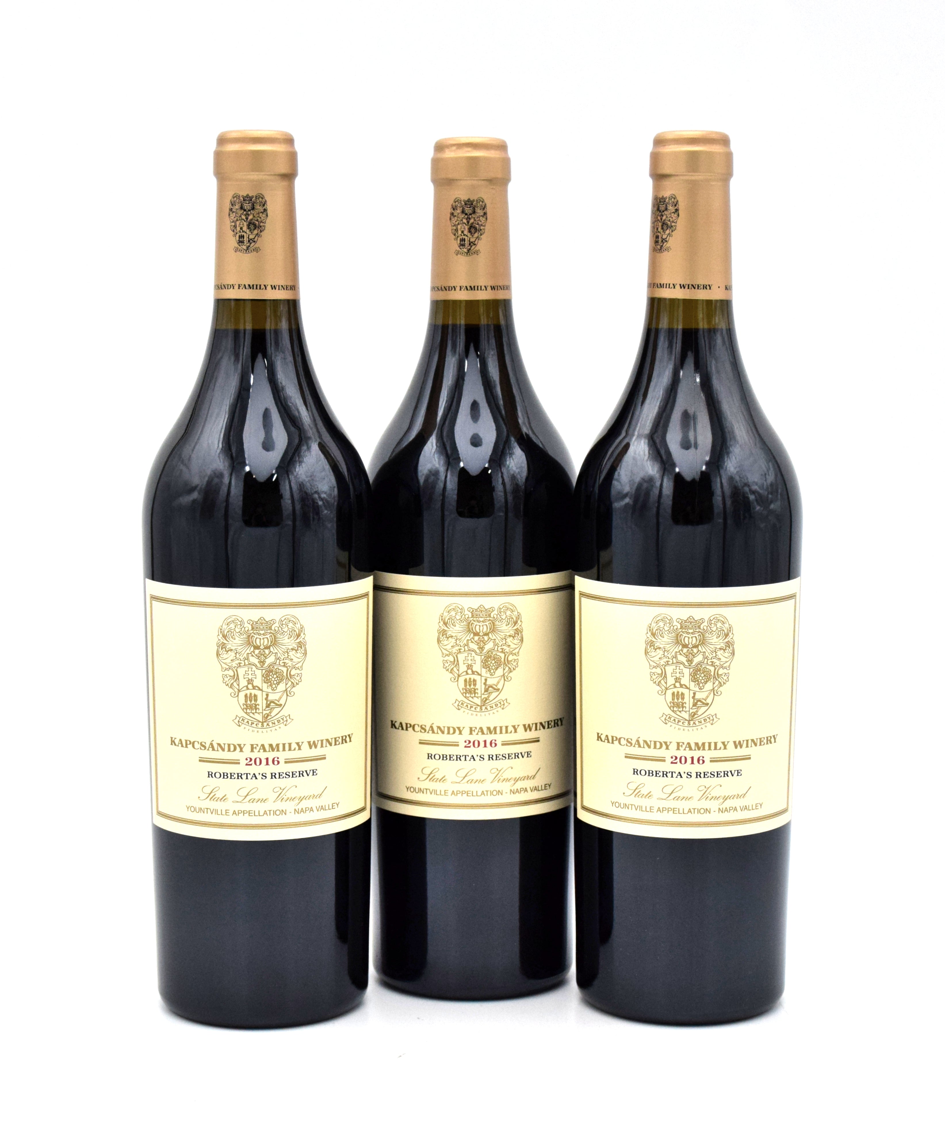 2016 Kapcsandy Family Winery State Lane Vineyard Roberta's Reserve ...
