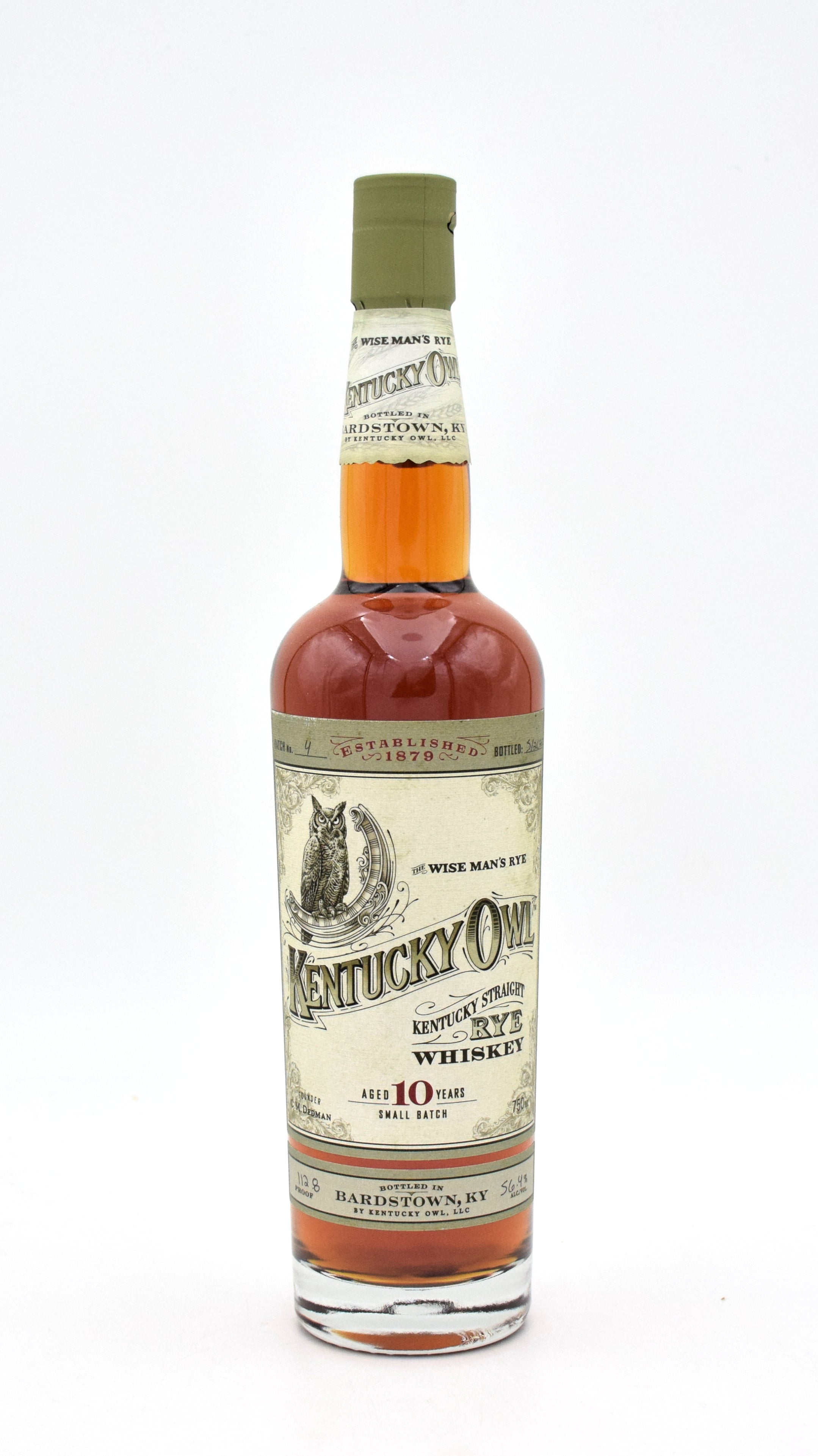 Kentucky Owl 10 Year Rye (Batch 4) – FineLiquors