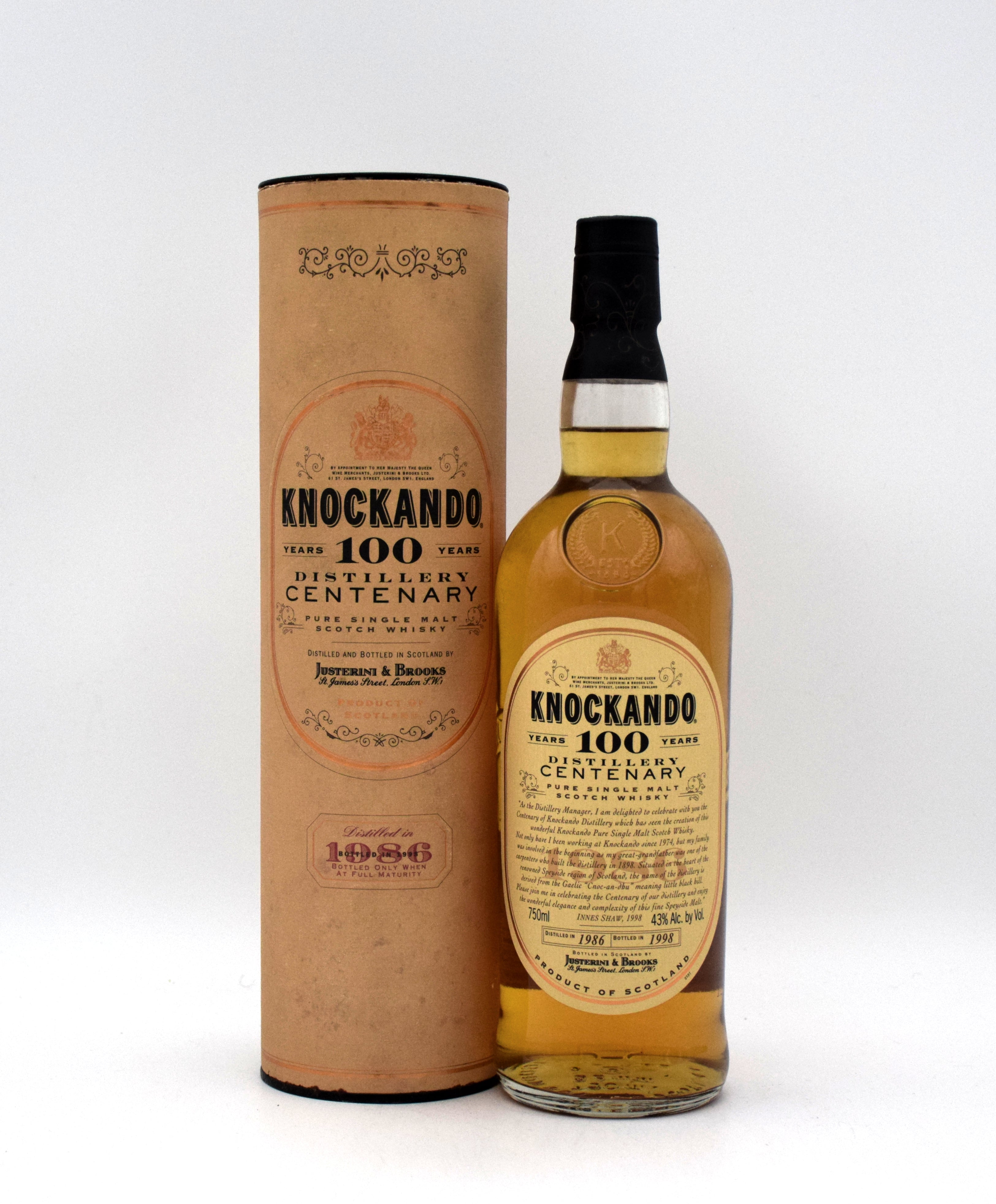 Knockando 1986 Distillery Centenary Single Malt Scotch – FineLiquors