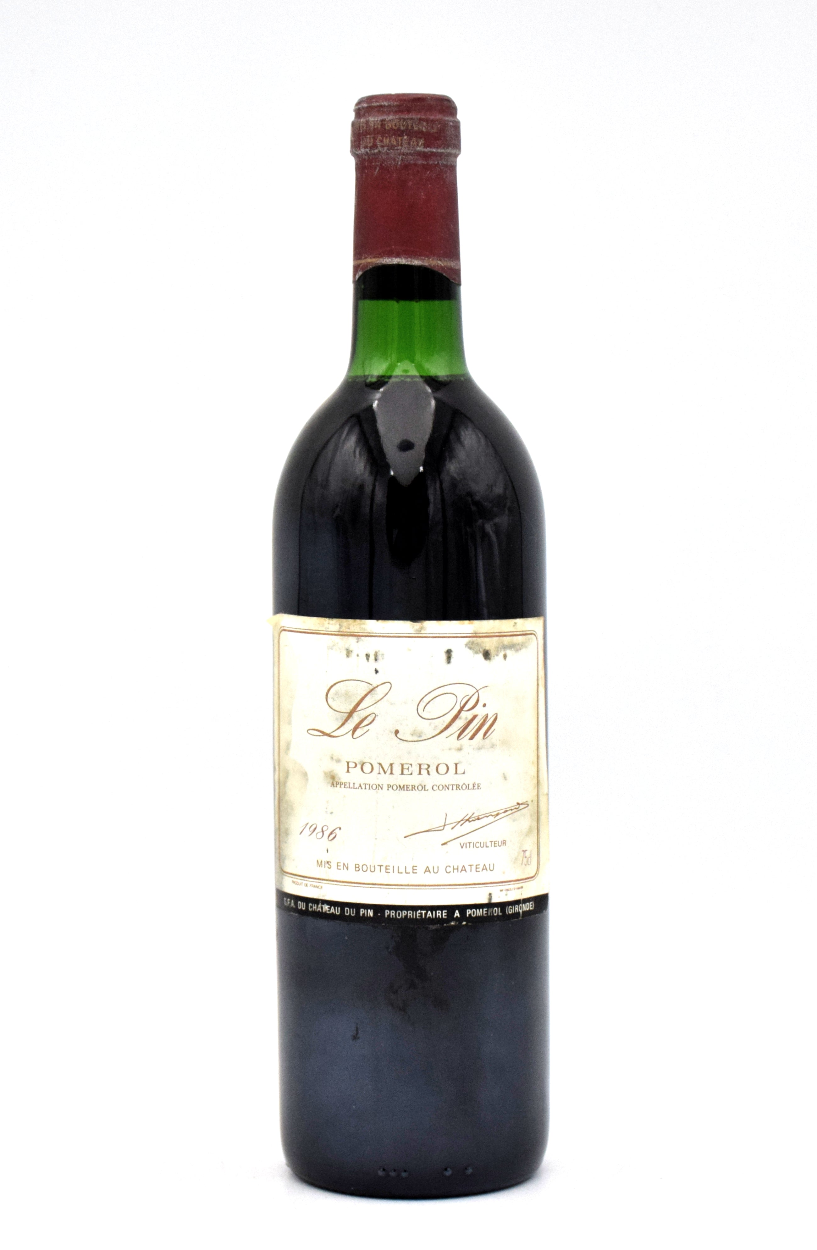 1986 Le Pin (Stained Label) – FineLiquors