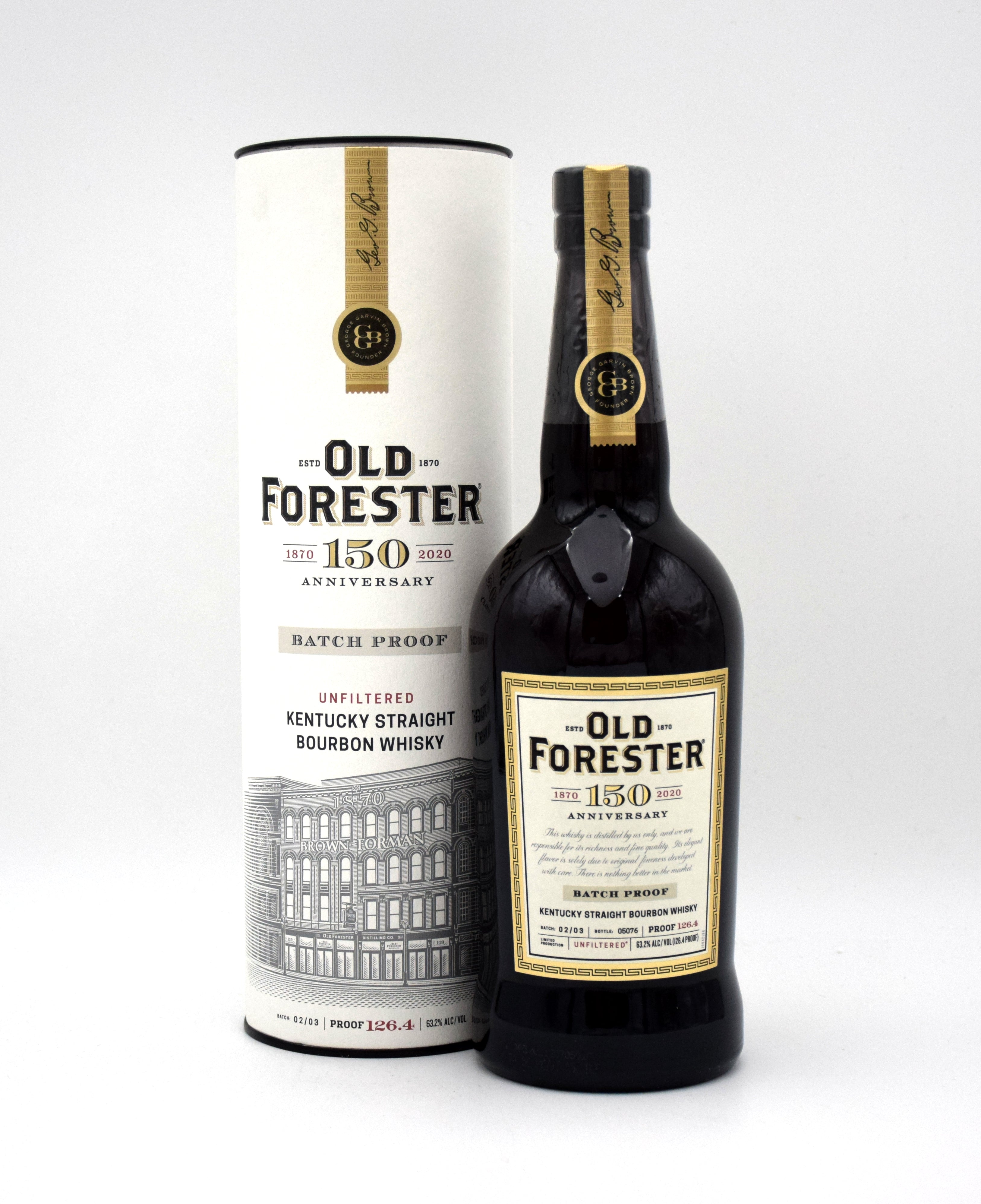 Old Forester 150th Anniversary Bourbon (Batch 2 of 3) – FineLiquors