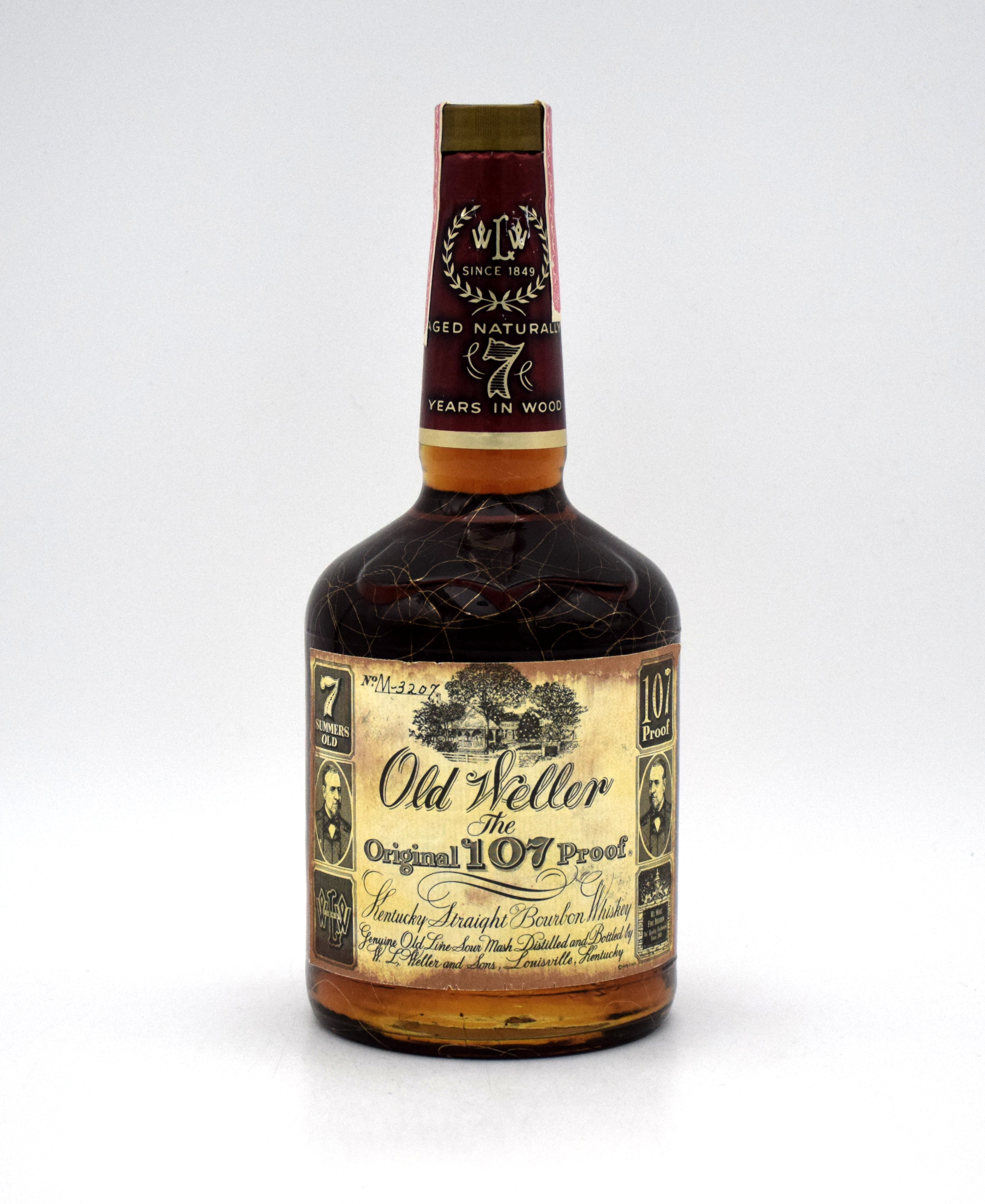 Old Weller Original 107 "Gold Vein" 7 Year Wheated Bourbon (1985 Vinta ...