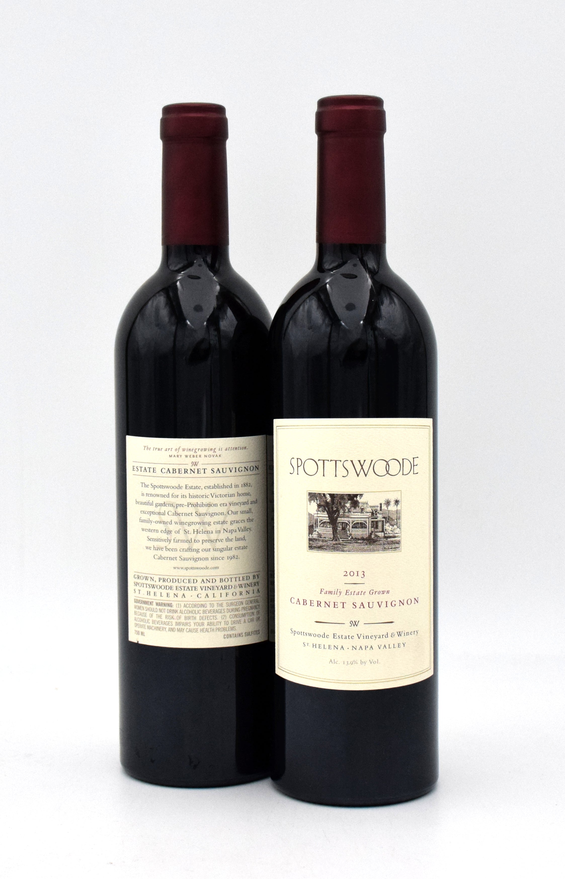 2013 Spottswoode Family Estate Grown Cabernet Sauvignon – FineLiquors