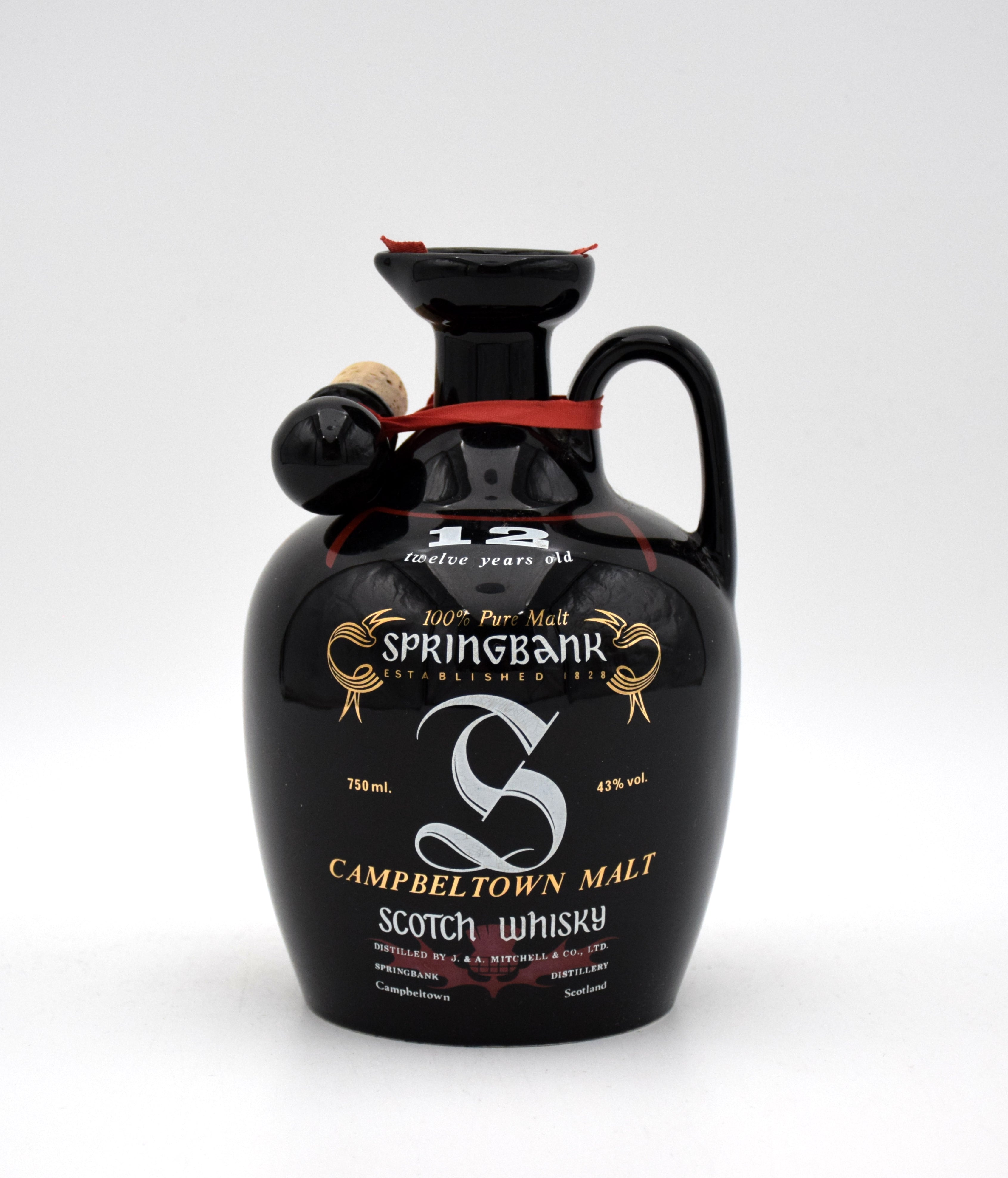 Springbank Ceramic Decanter 12 Year Single Malt Scotch – FineLiquors