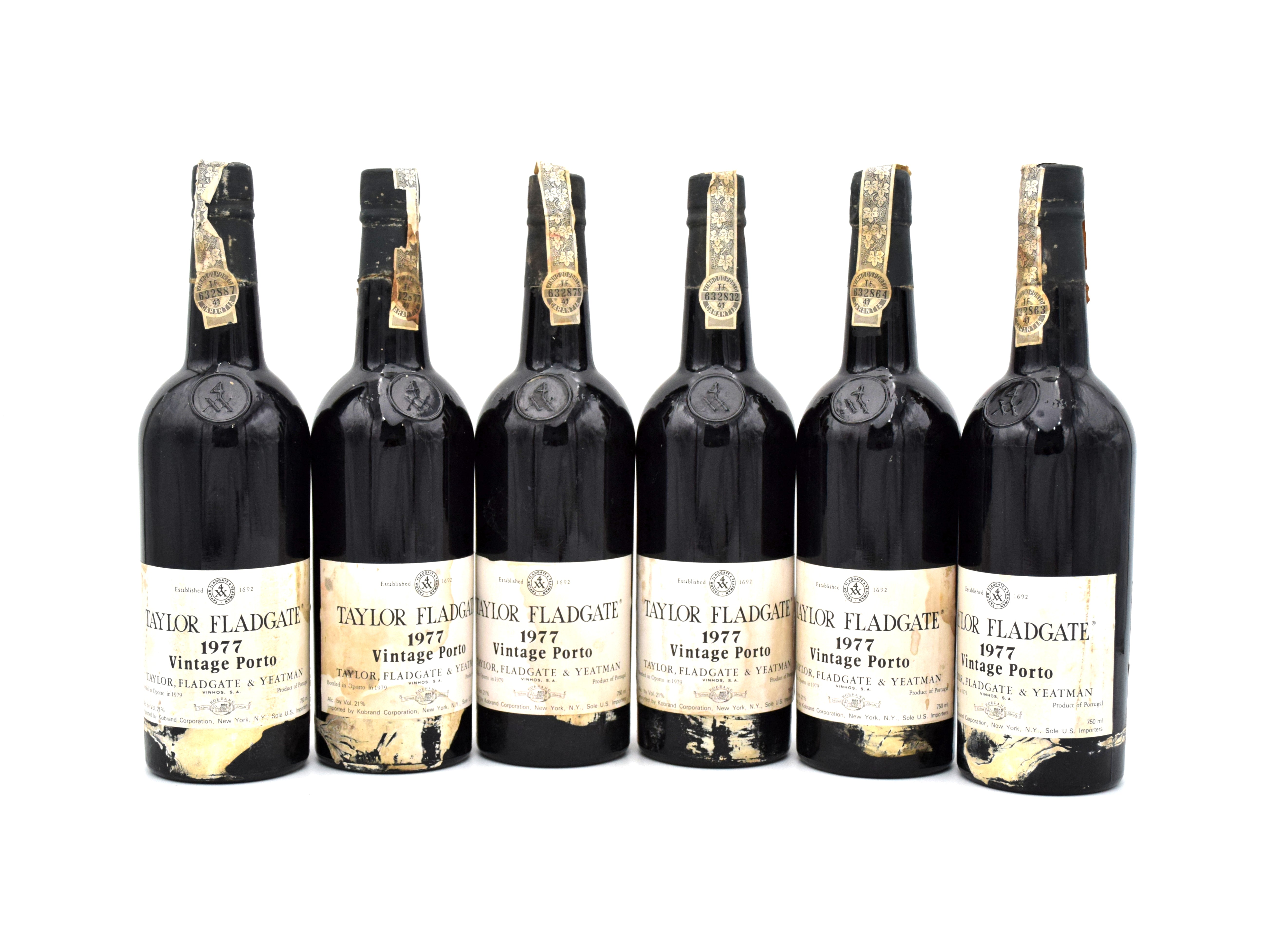 1977 Taylor Fladgate Vintage Port (Slightly Stained Labels) – FineLiquors