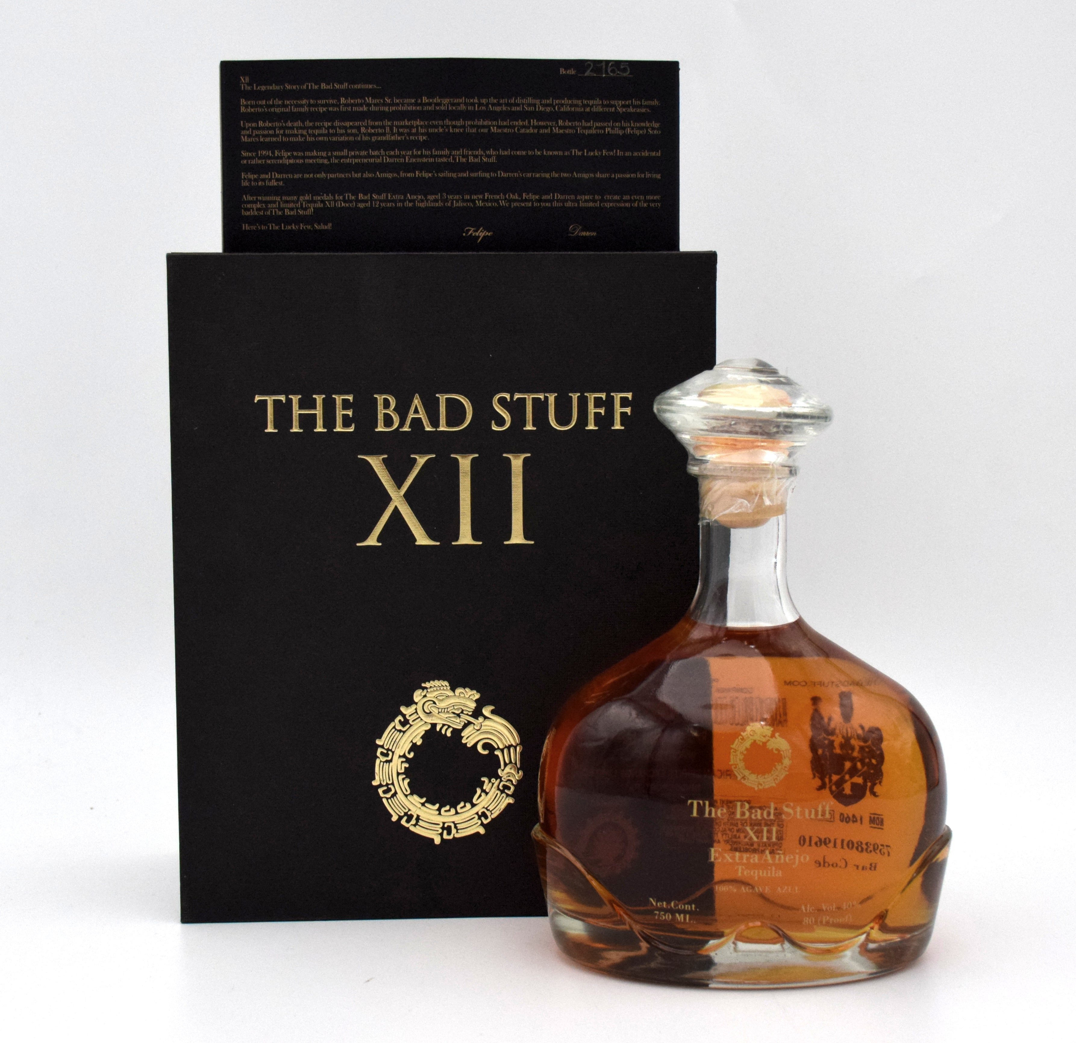 The Bad Stuff 'Doce' Extra Anejo Tequila 12 Year (XII) – FineLiquors