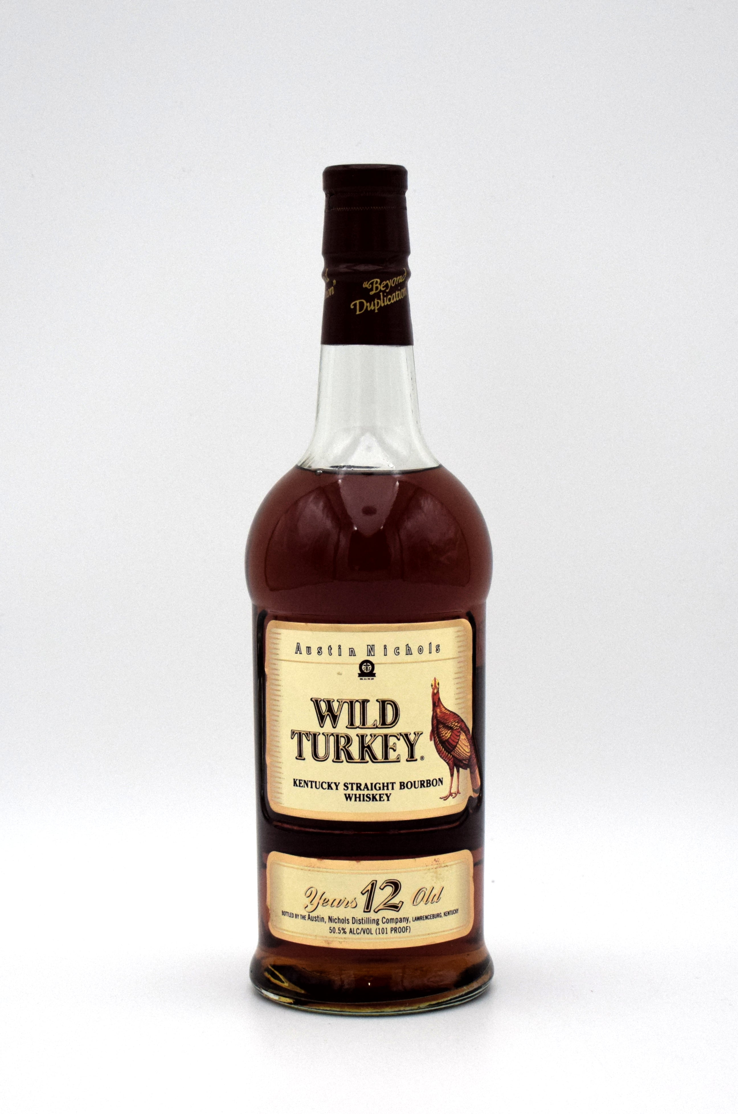 Wild Turkey 101 proof 12 Year Old Bourbon “Split Label” 1992 – FineLiquors