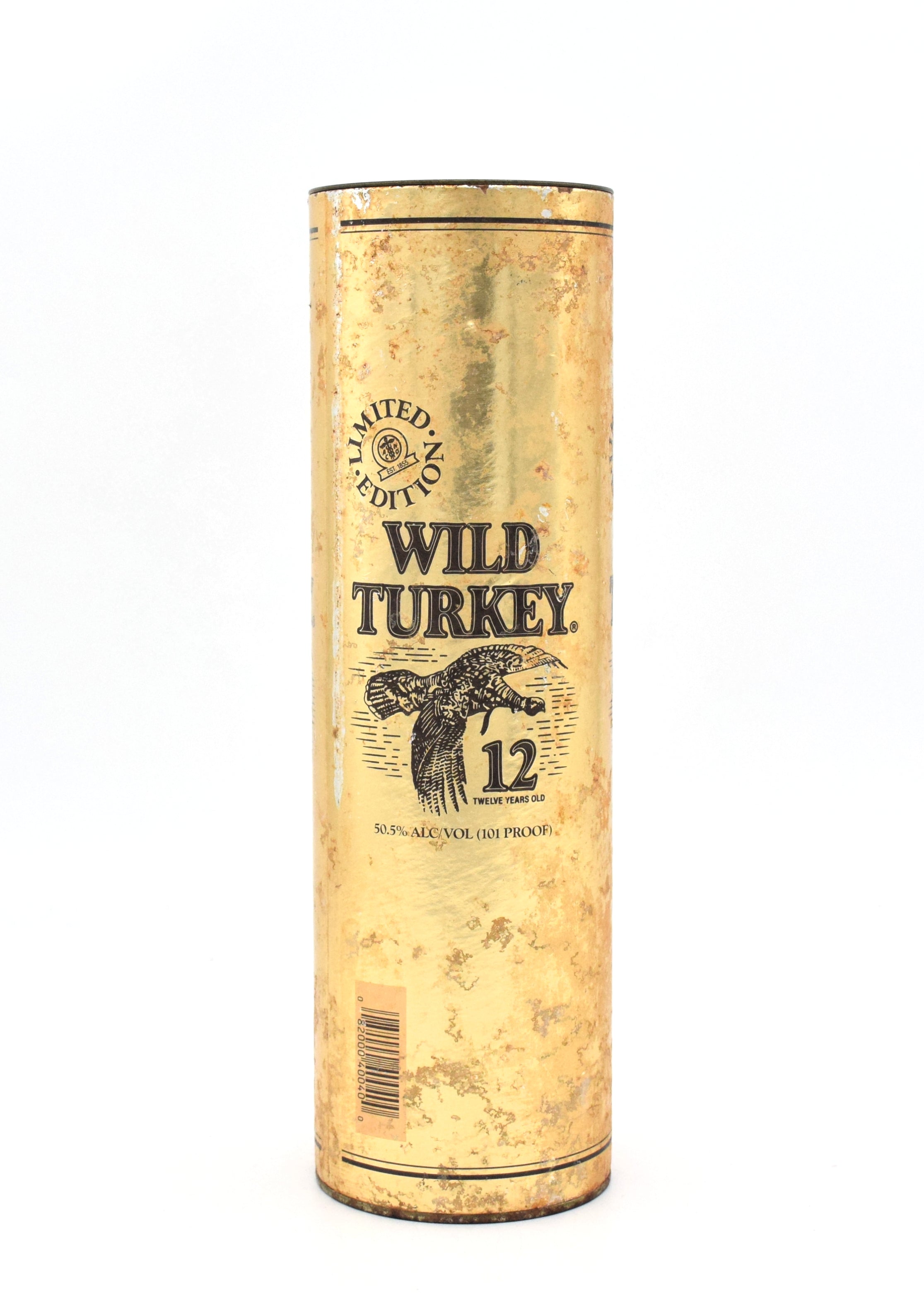 Wild Turkey 12 Year Limited Edition "Cheesy Gold Foil" - 1991 Vintage ...