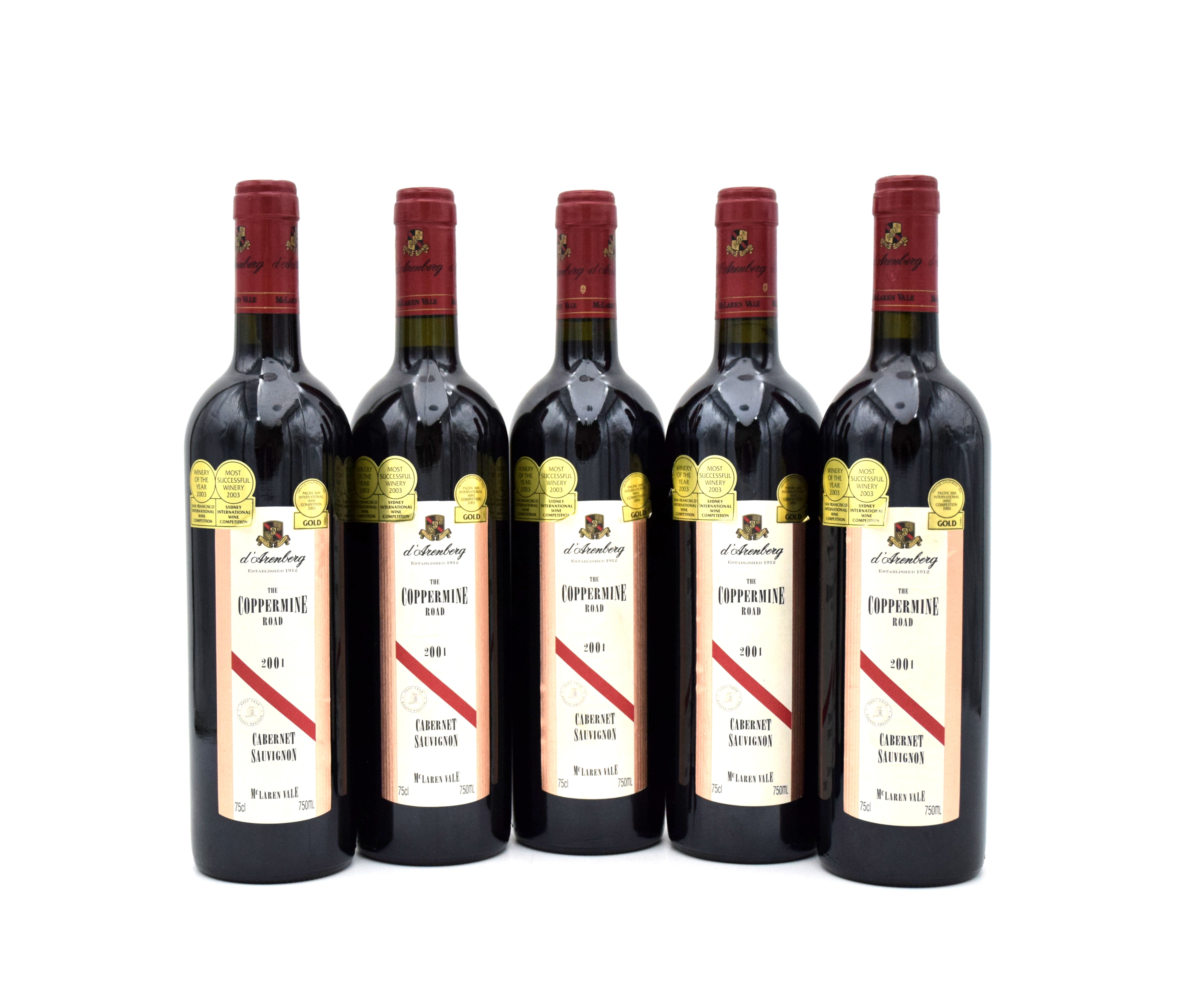 2001 d'Arenberg The Coppermine Road Cabernet Sauvignon – FineLiquors