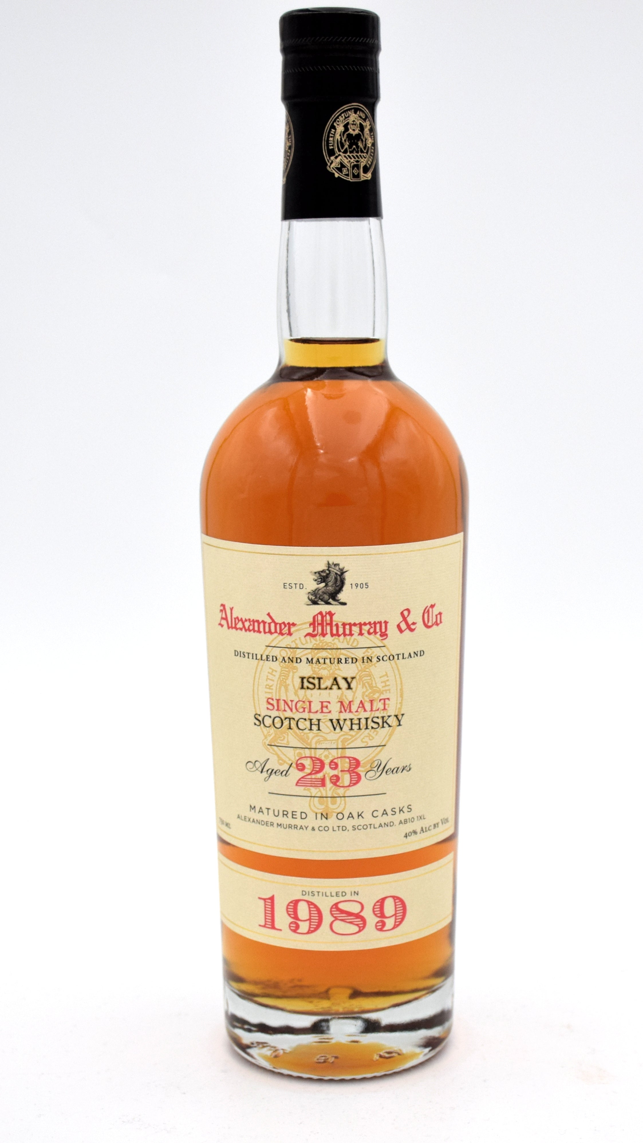 Alexander Murray & Co 23 Year Old Scotch Whiskey (1989 release ...