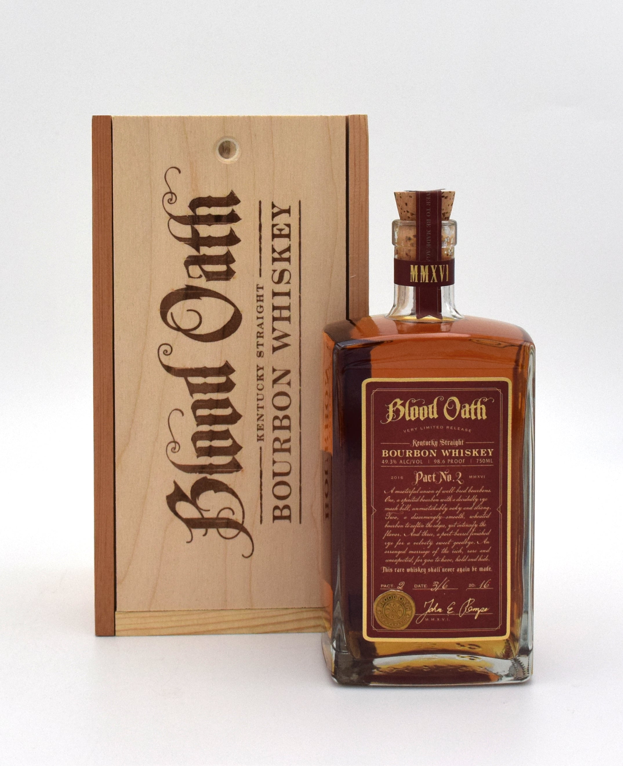 Blood Oath Pact Number 2 Bourbon – FineLiquors