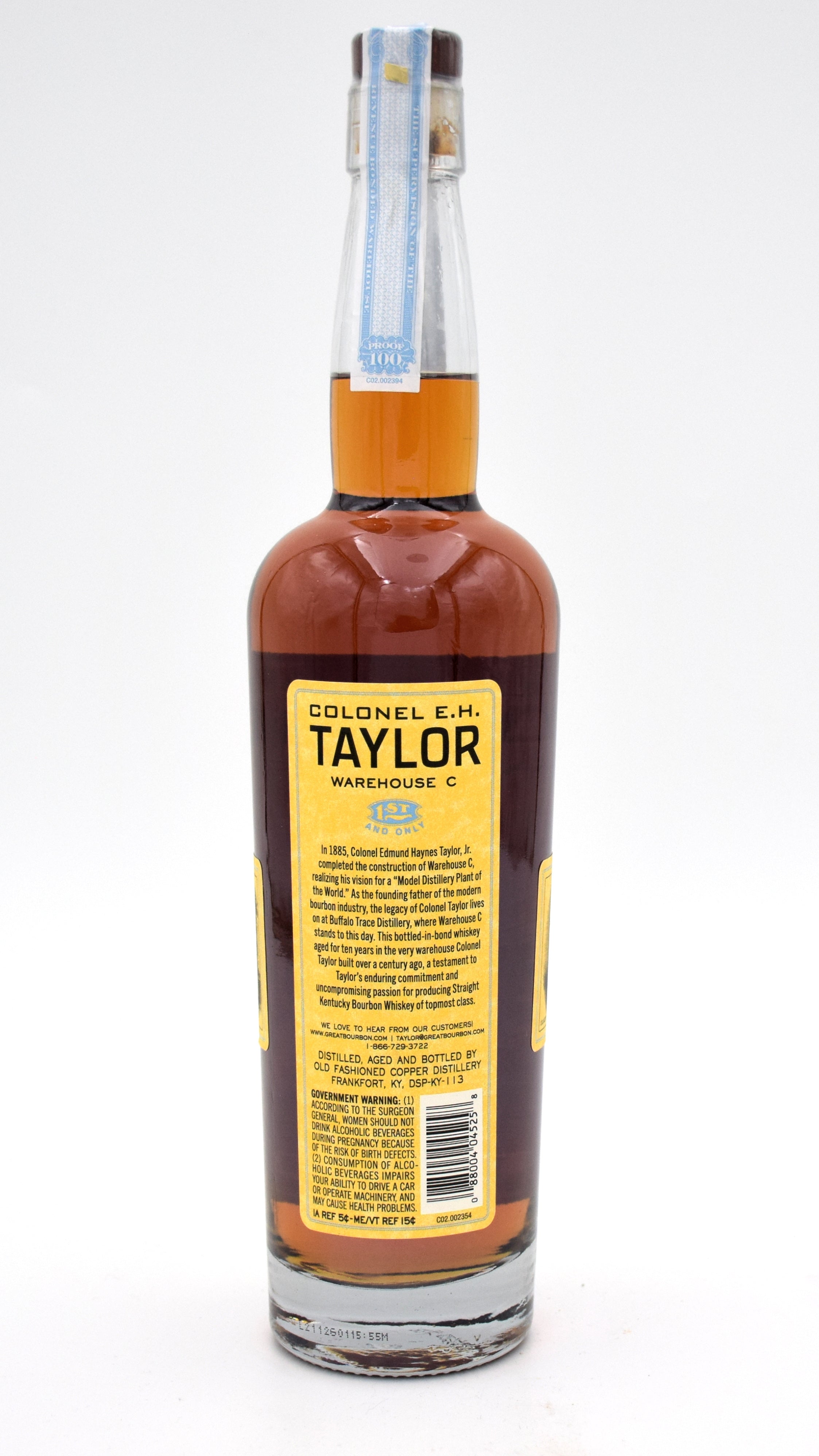 Colonel E.H. Taylor Warehouse C Bourbon – FineLiquors