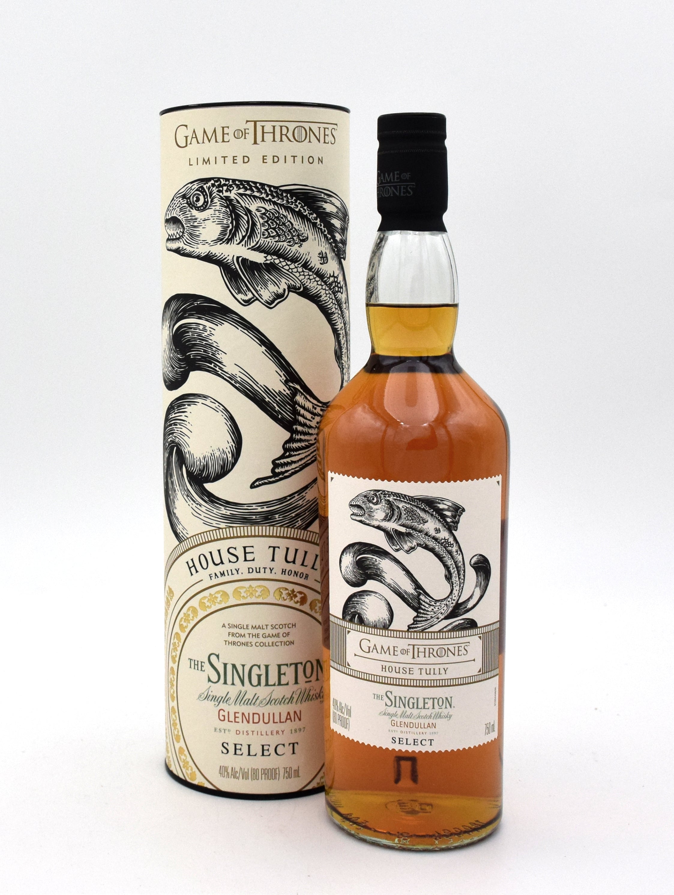 Game of Thrones House Tully Singleton Glendullan Scotch Whisky ...