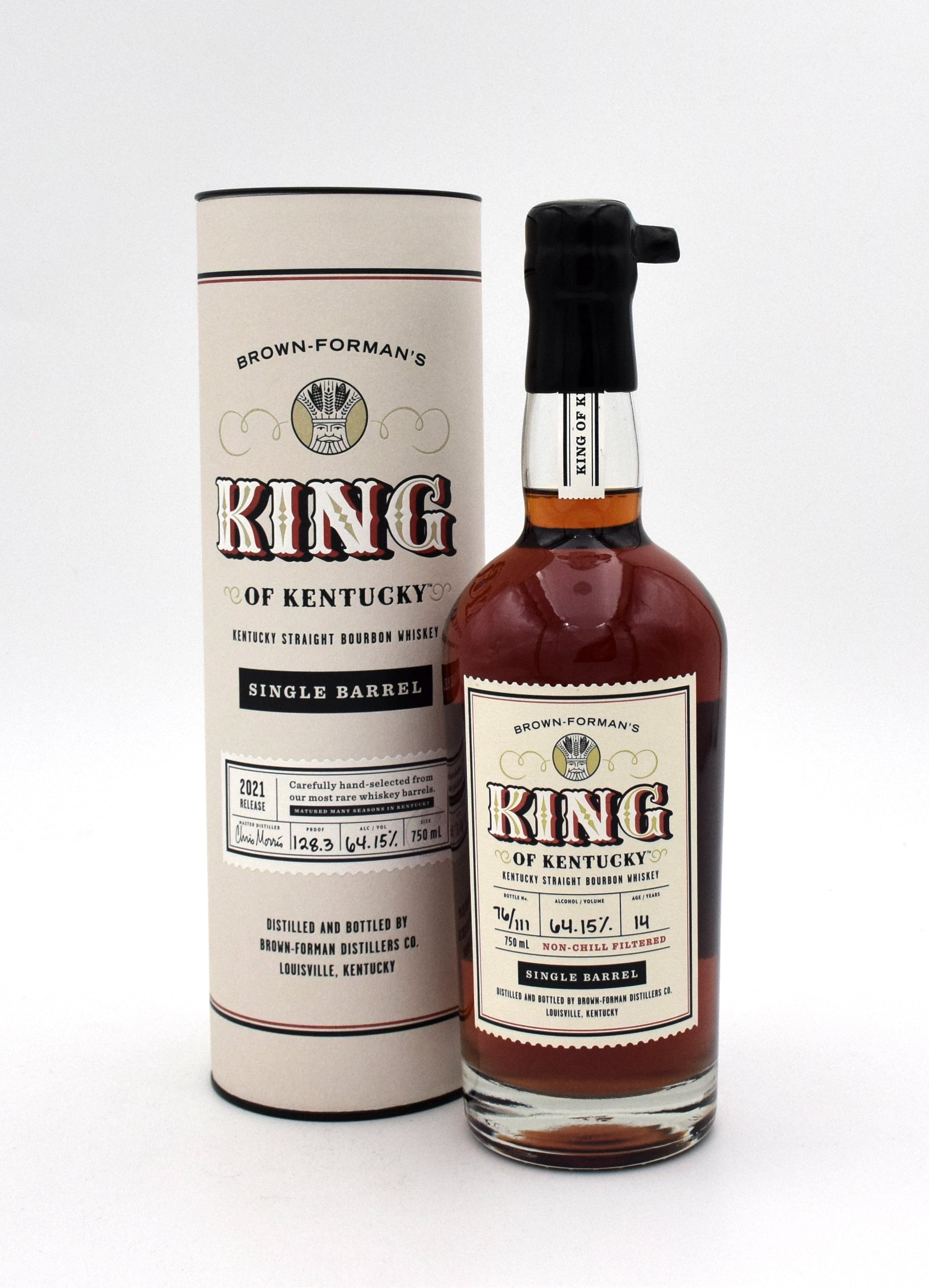 Brown Forman's King of Kentucky Single Barrel Bourbon - 2021 Release ...