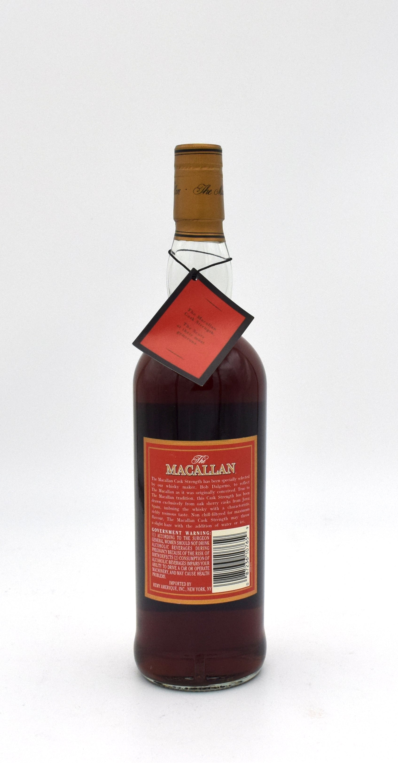 Macallan Cask Strength Scotch Whisky (Red Label) – FineLiquors