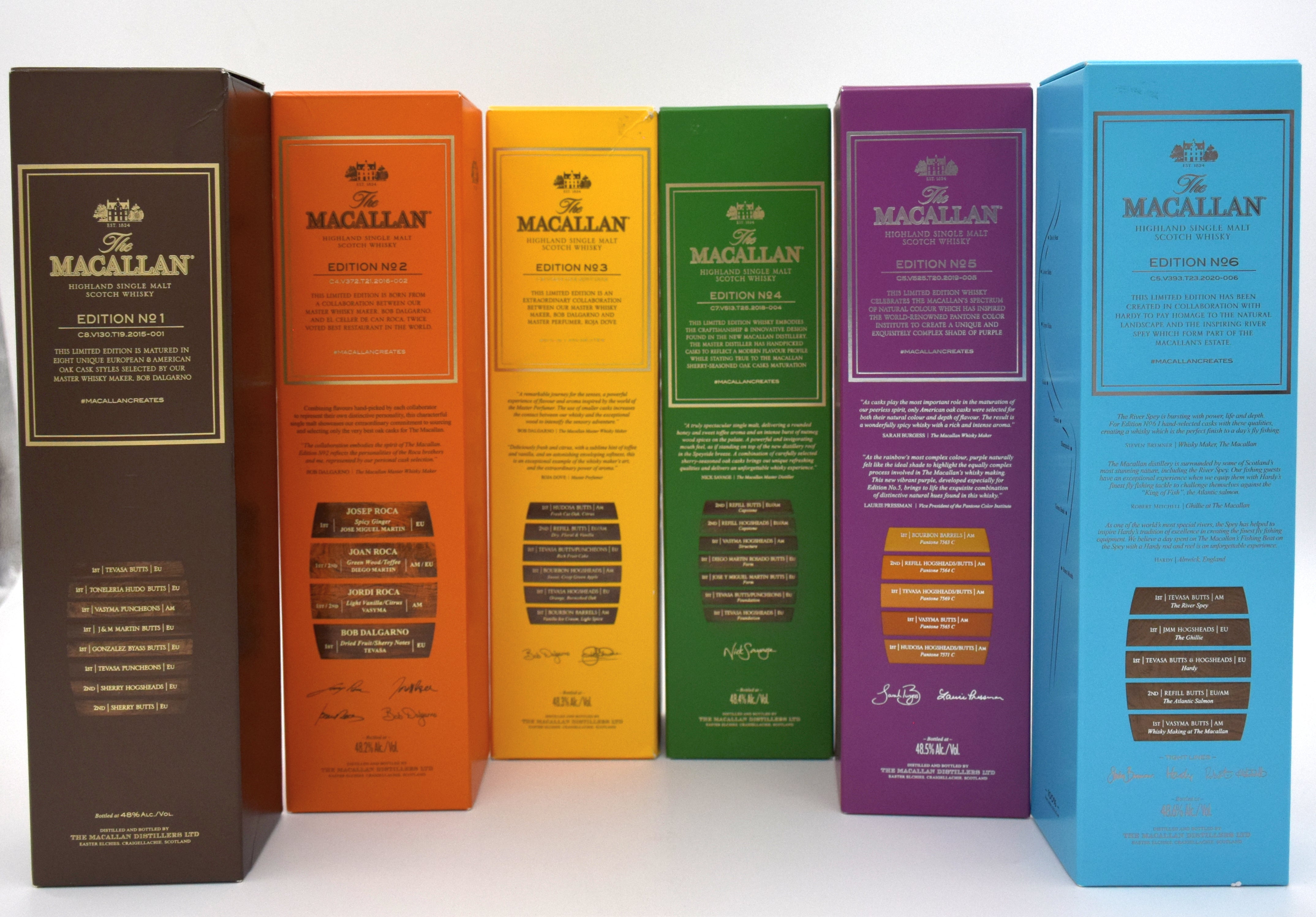 Macallan Edition 'No 1-6 Assortment Set' Single Malt Scotch – FineLiquors