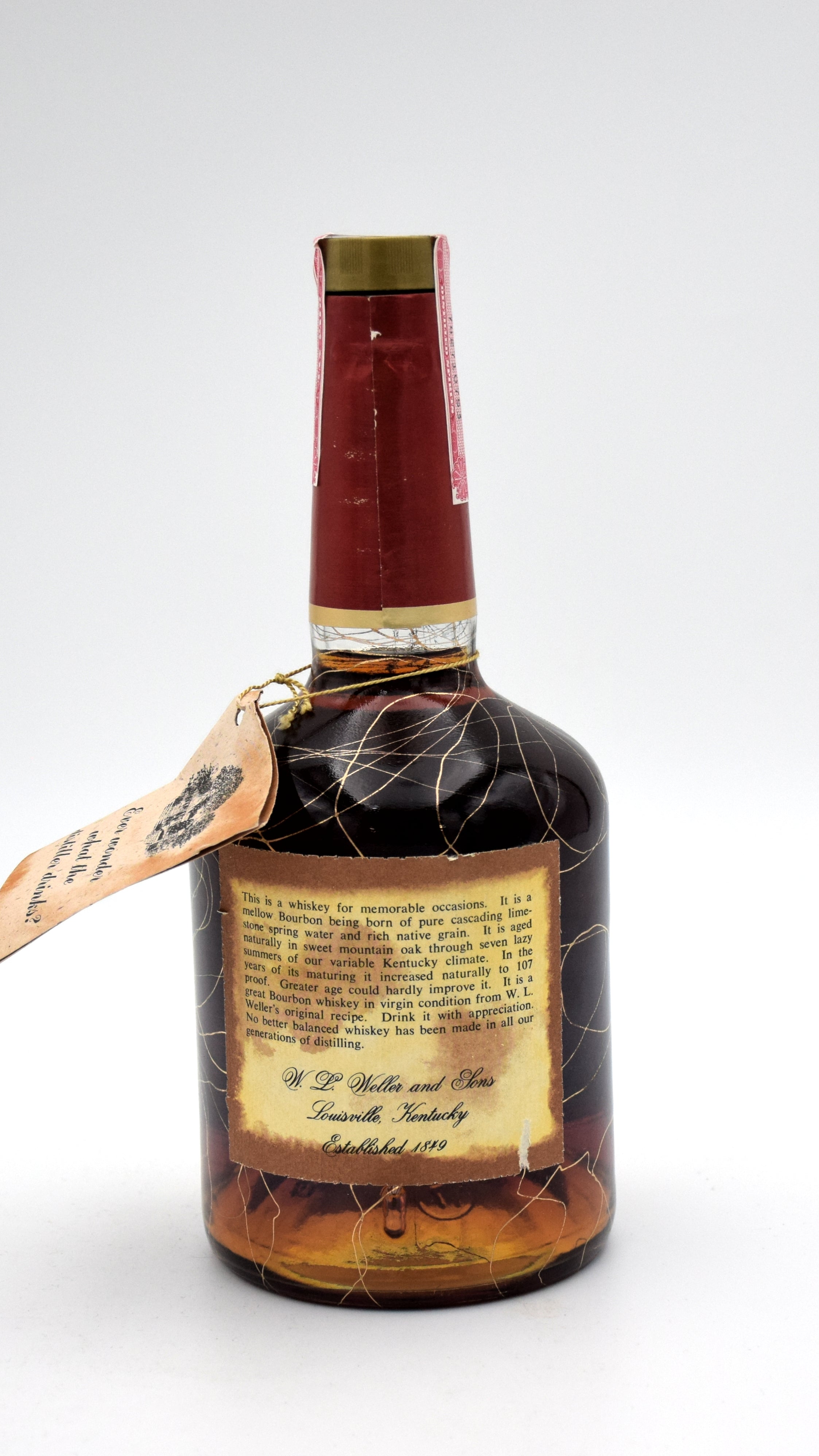 Old Weller Original 107 "Gold Vein" (1977 vintage) – FineLiquors