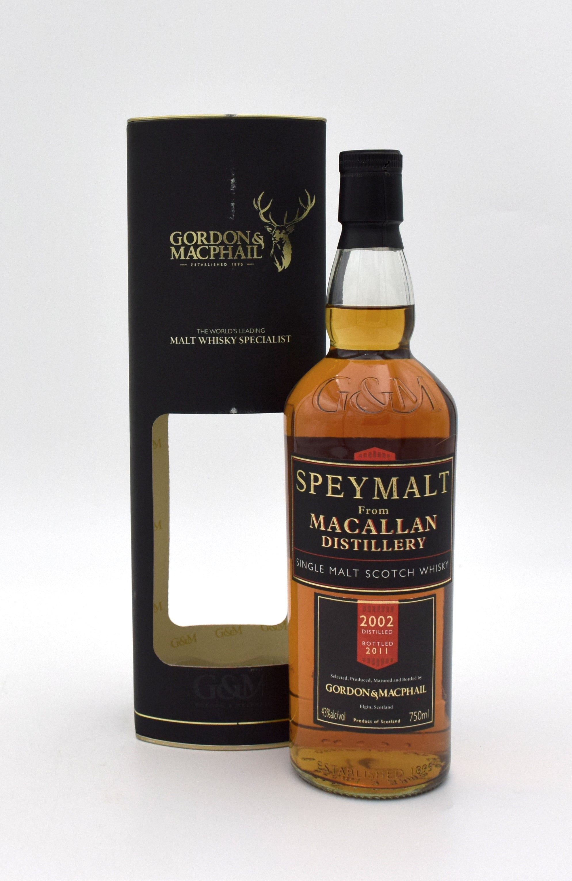 Speymalt Gordon & Macphail (Macallan) Single Malt 2002 Scotch Whisky ...