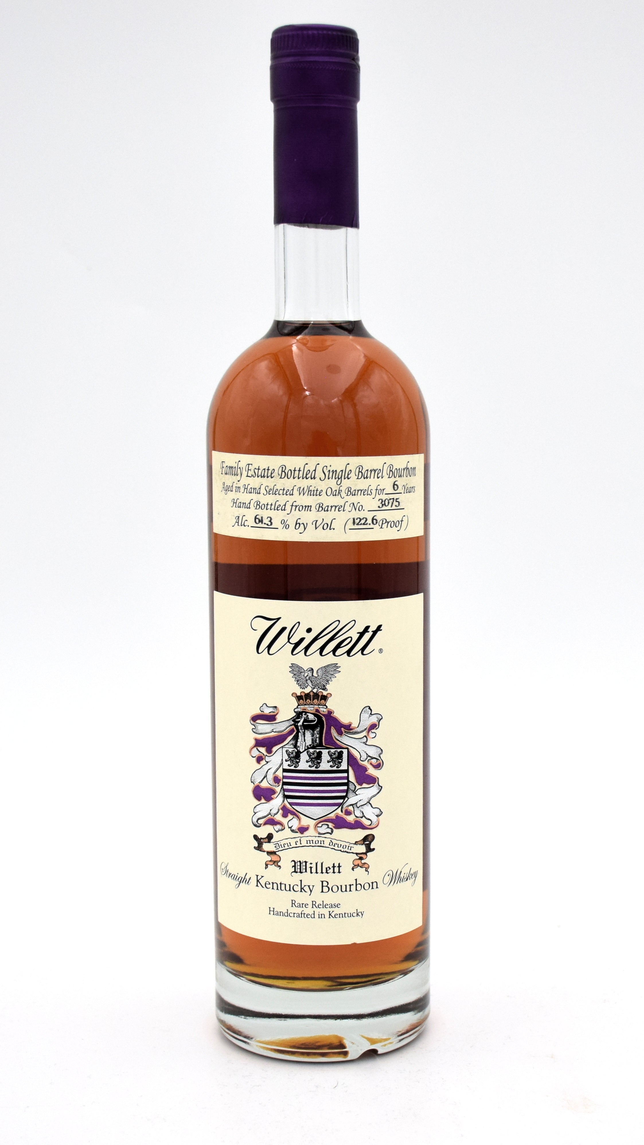 Willett Family Estate 6 Year Bourbon Barrel Number 3075 (Pacific Edge ...