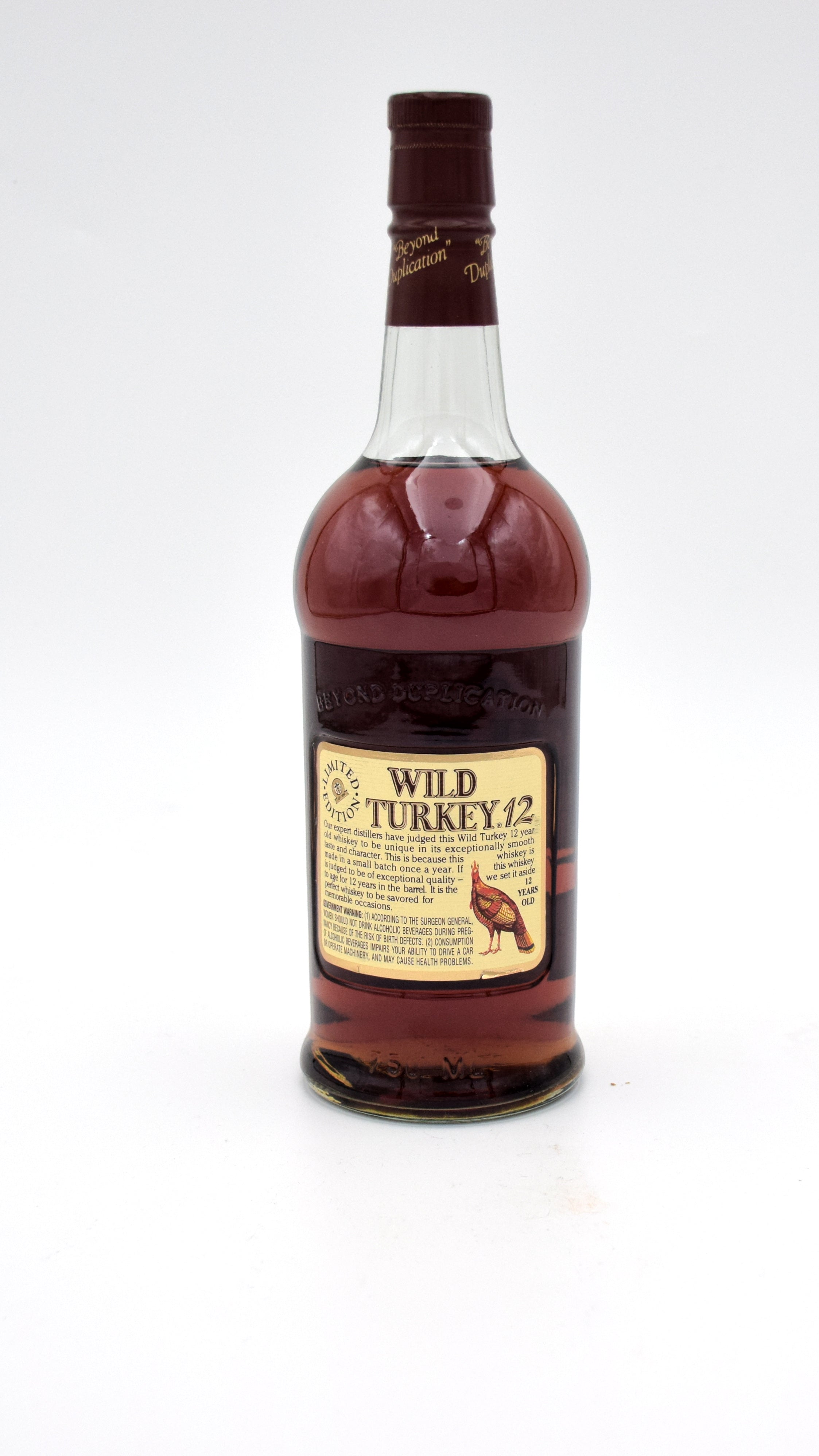 Wild Turkey 101 proof 12 Year Old Bourbon “Split Label” 1992 – FineLiquors